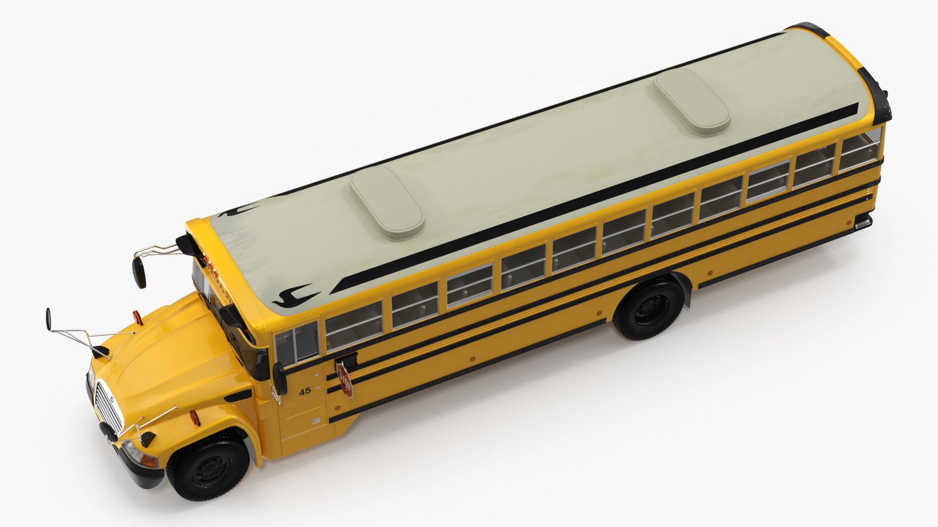 3D American School Bus model - TurboSquid 2131553