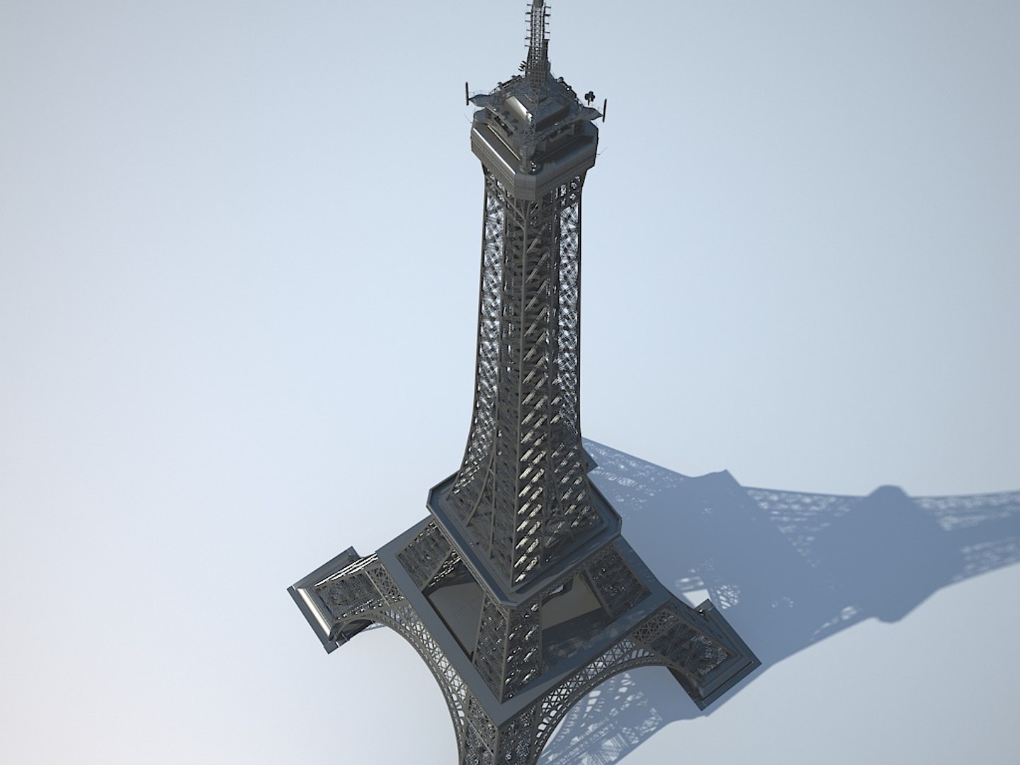eiffel tower 3d model