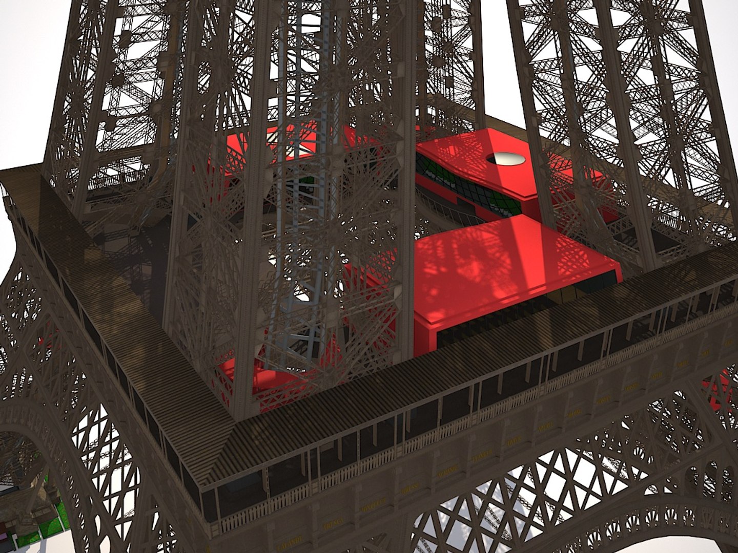 eiffel tower 3d model
