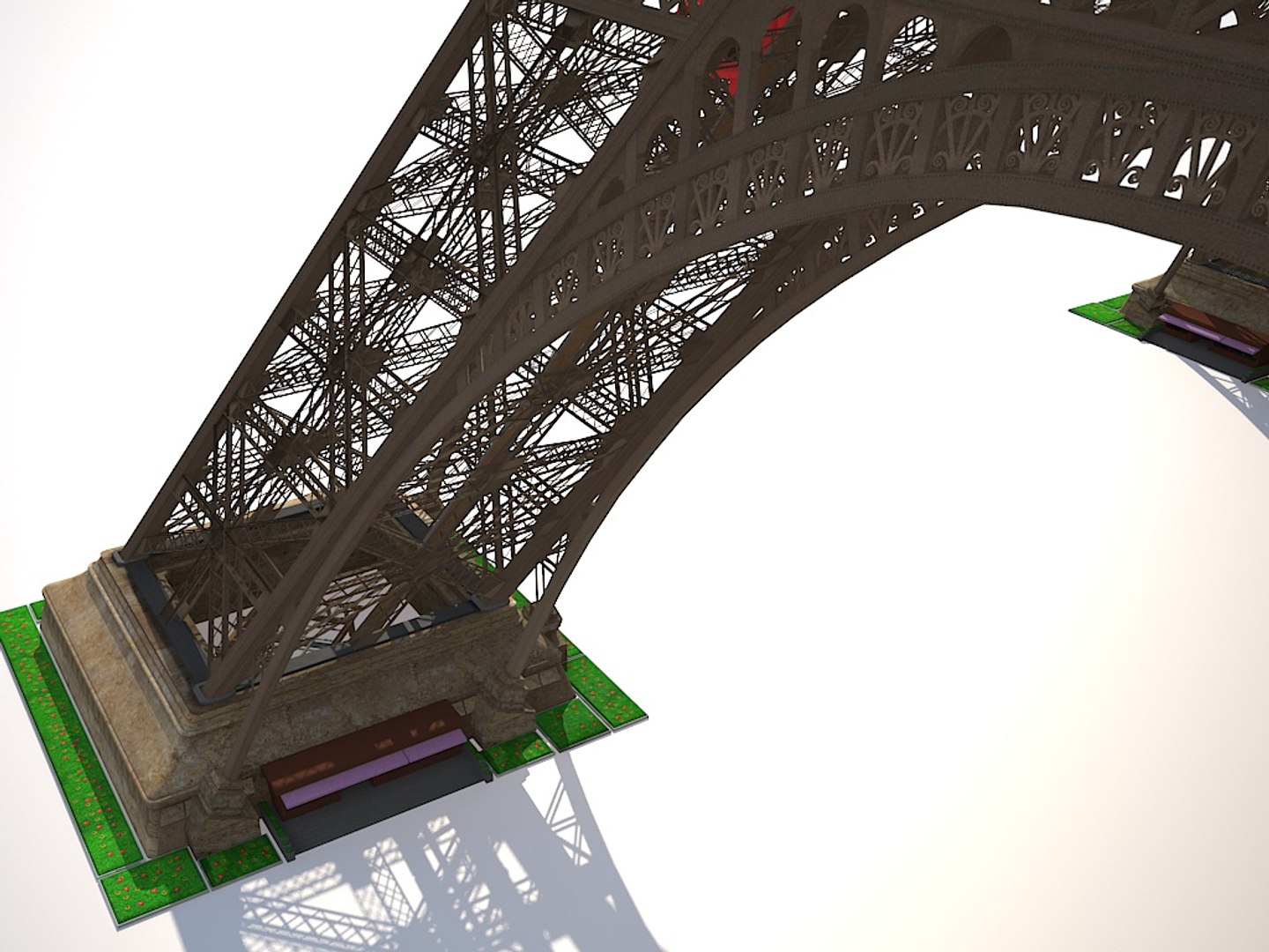 eiffel tower 3d model