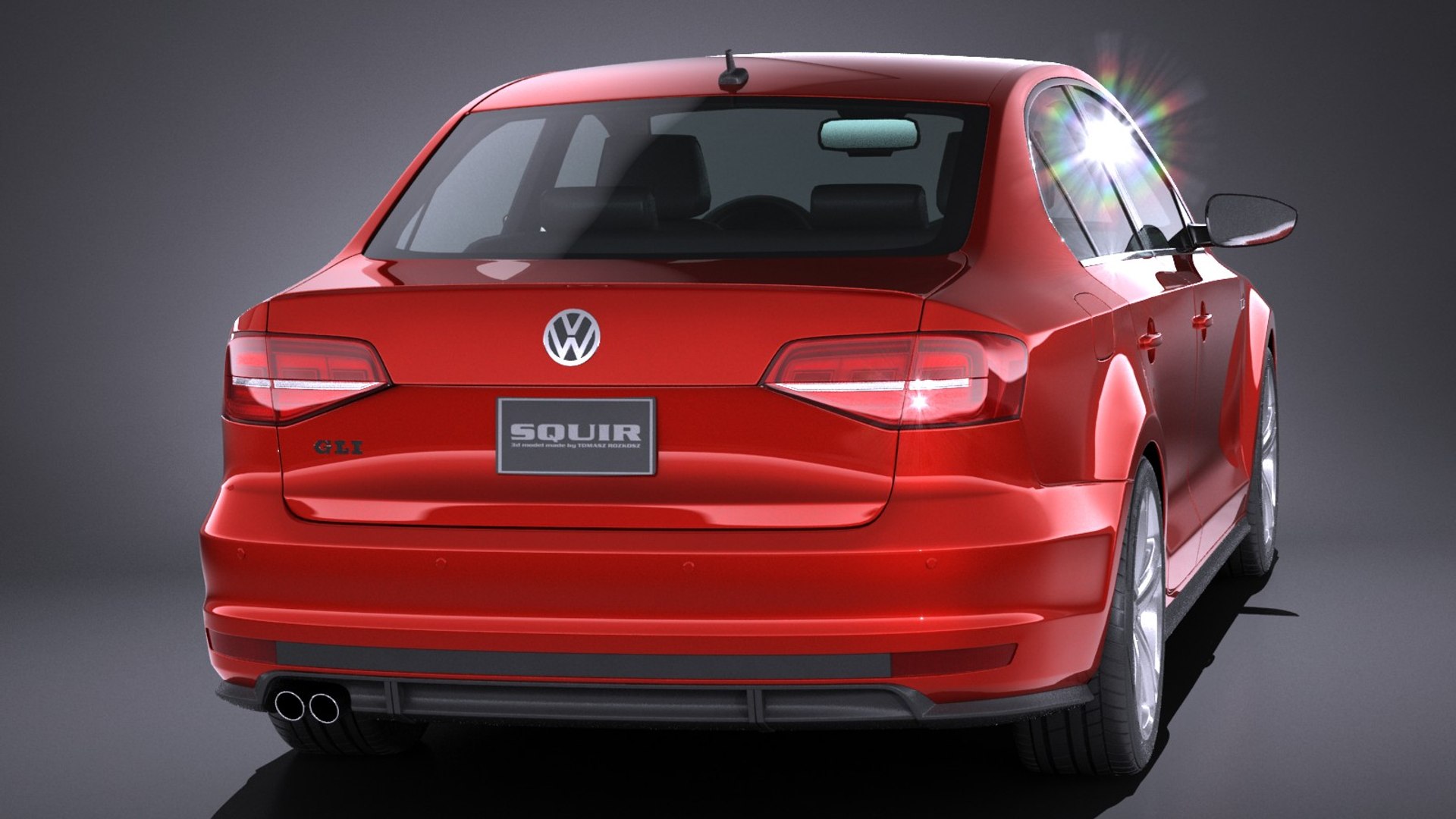 Volkswagen Jetta Gli 3d Model