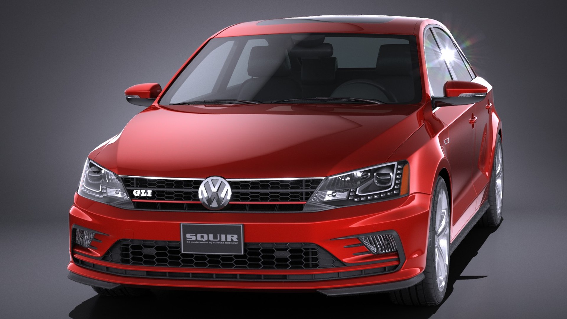 Volkswagen Jetta Gli 3d Model