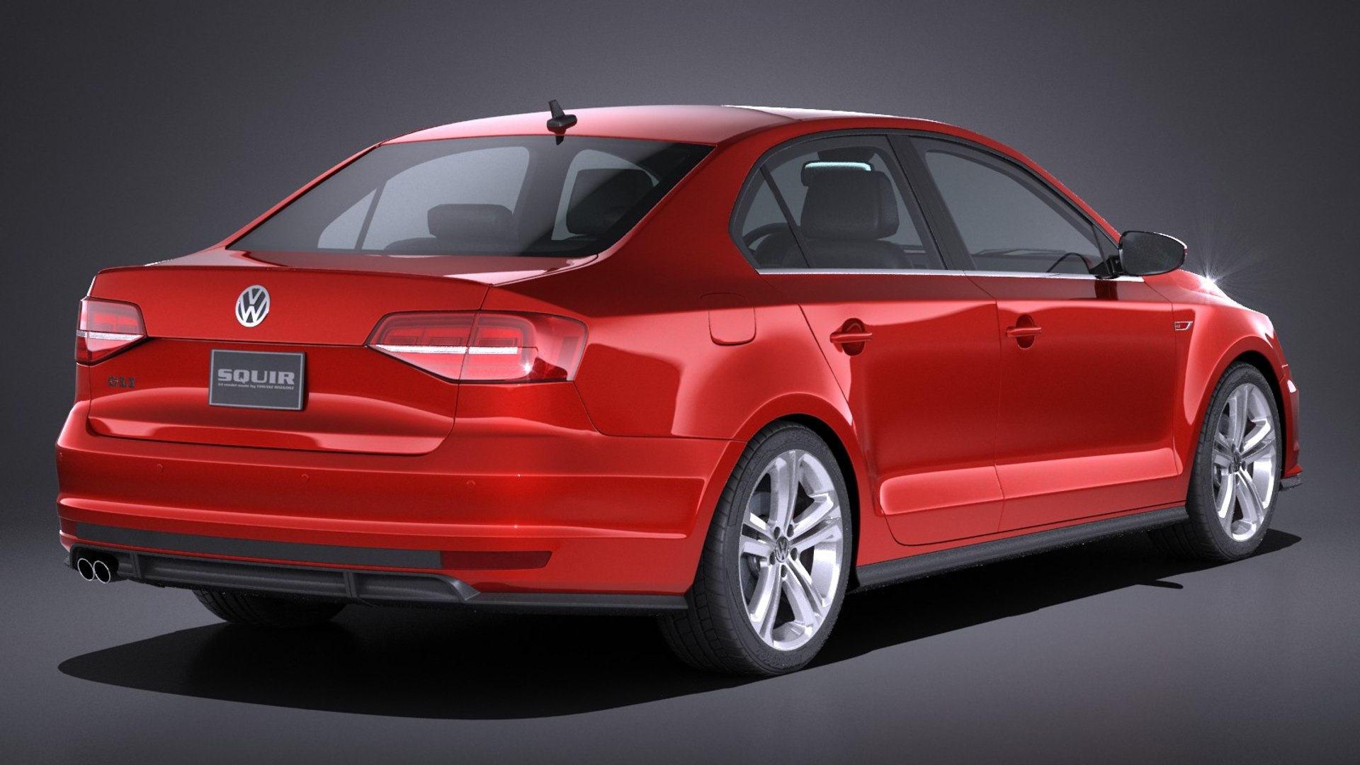 Volkswagen Jetta Gli 3d Model