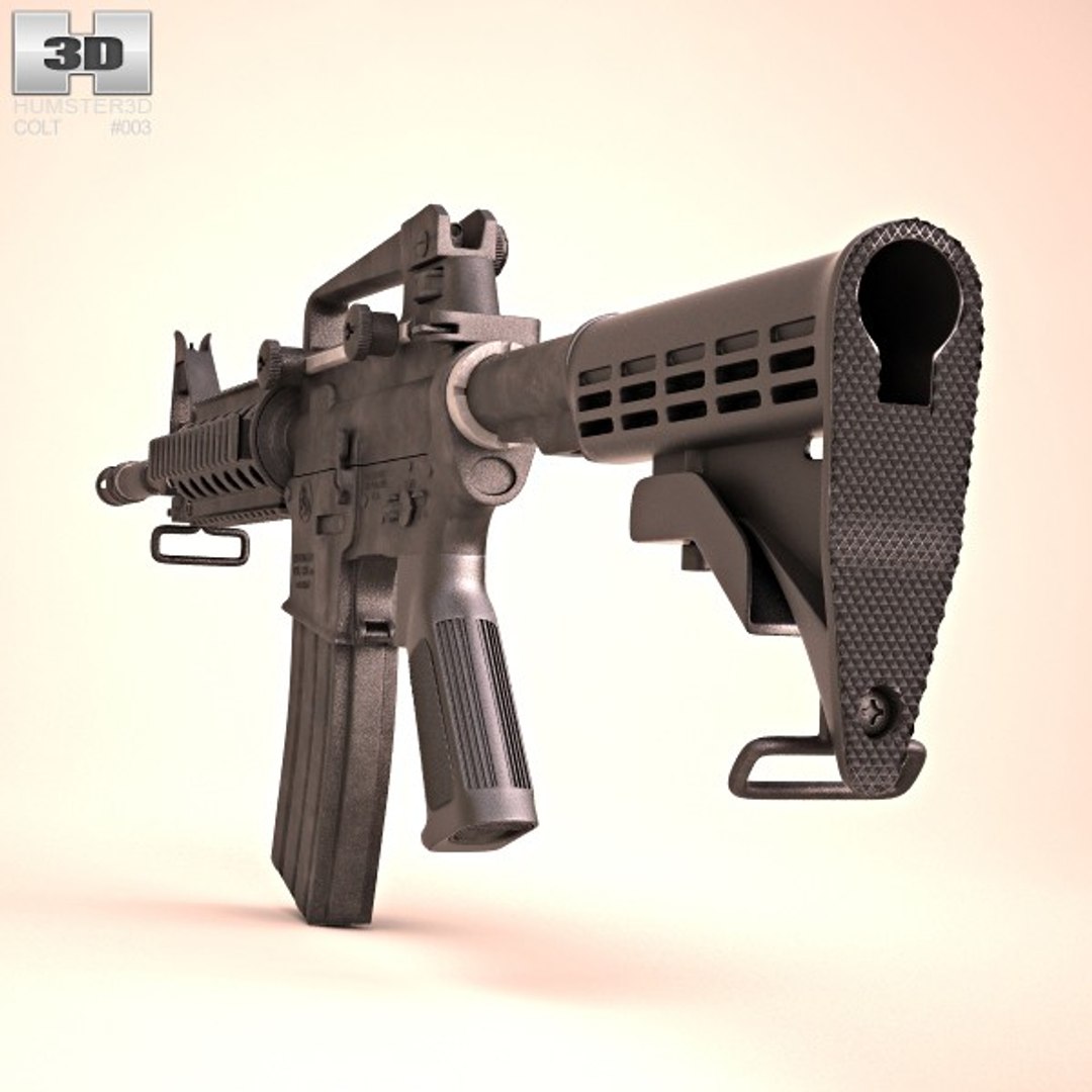 Colt M4a1 3d Model