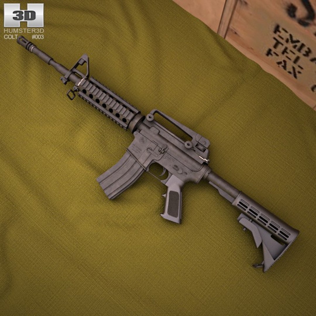 Colt M4a1 3d Model