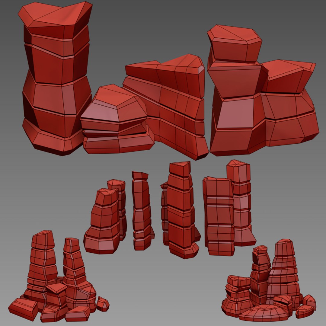 Canyon - Stone - Rock Constructor 3D Model - TurboSquid 2068624