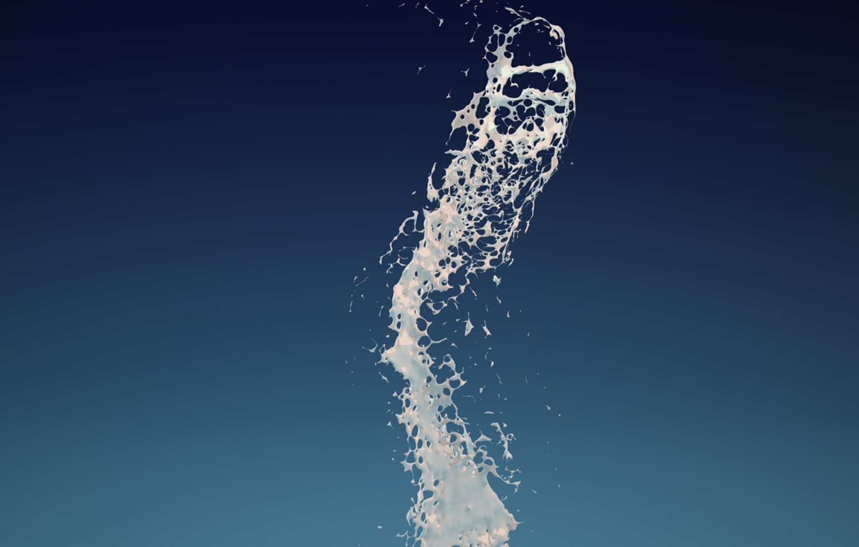 3d Model Liquid Splash