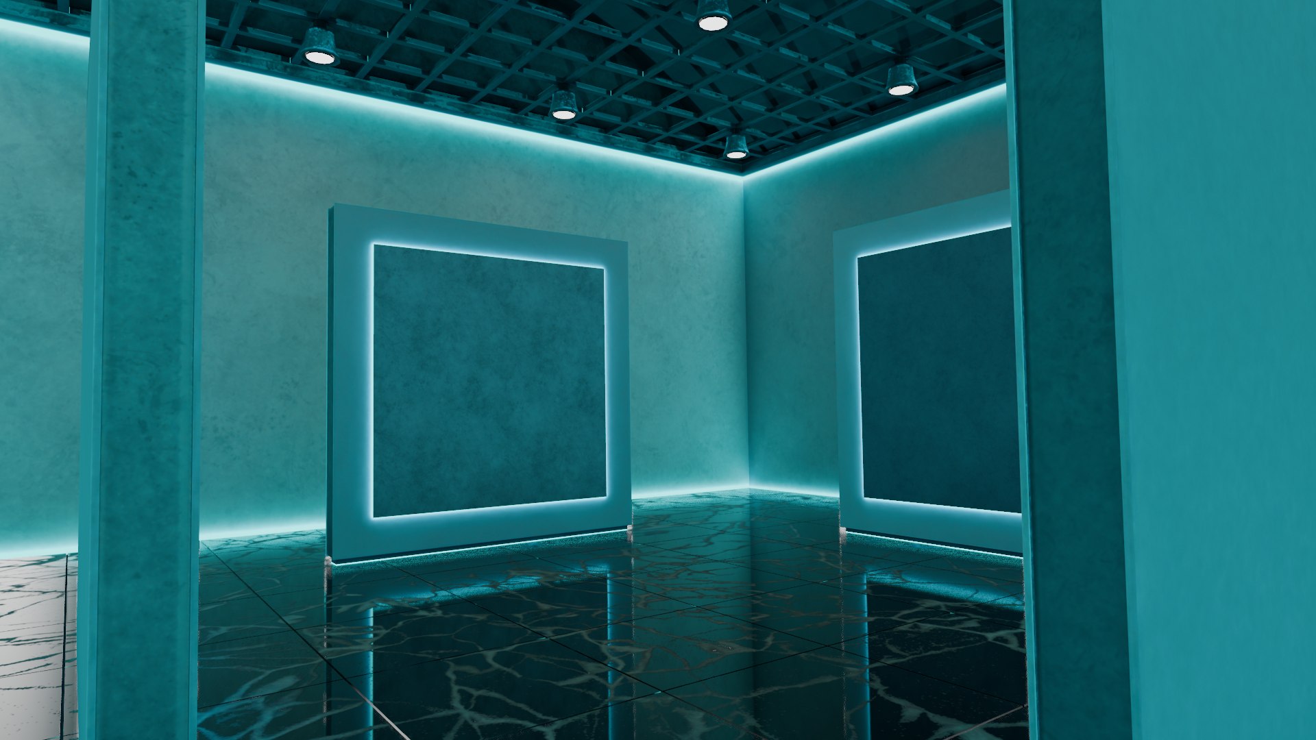 3D VR Gallery for Product and Painting Showcase model - TurboSquid 2155162