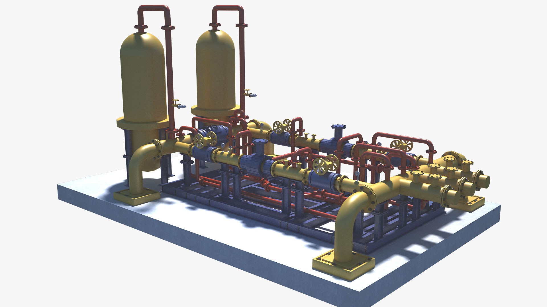 3D 4-Metering skid set-01 - TurboSquid 1964549