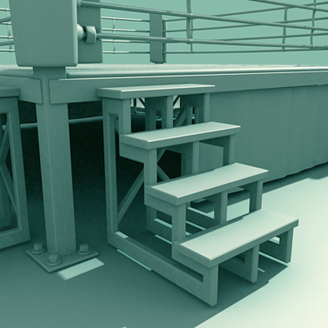 3ds Max Boxing Ring