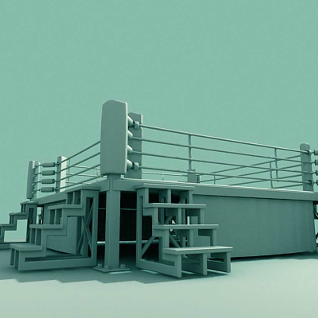 3ds Max Boxing Ring