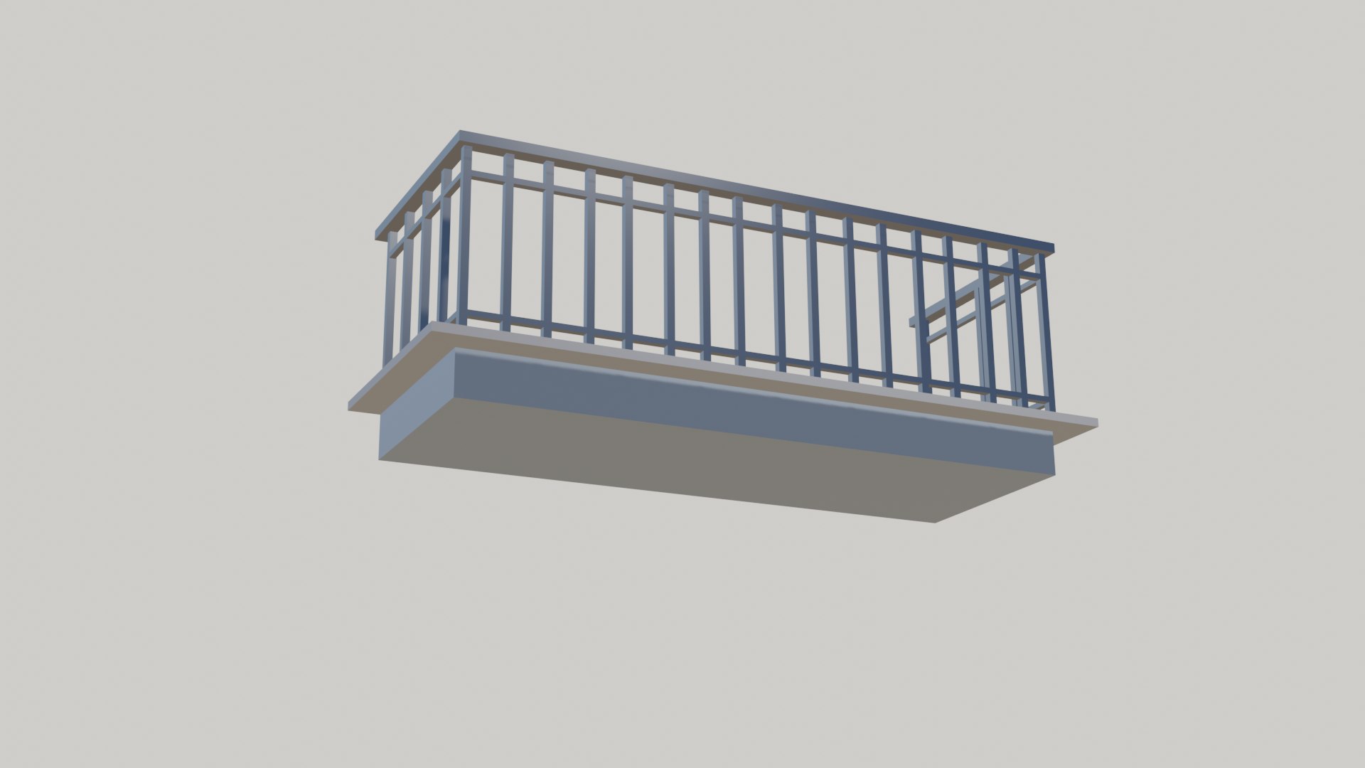 3D Model Balcony - TurboSquid 1599602
