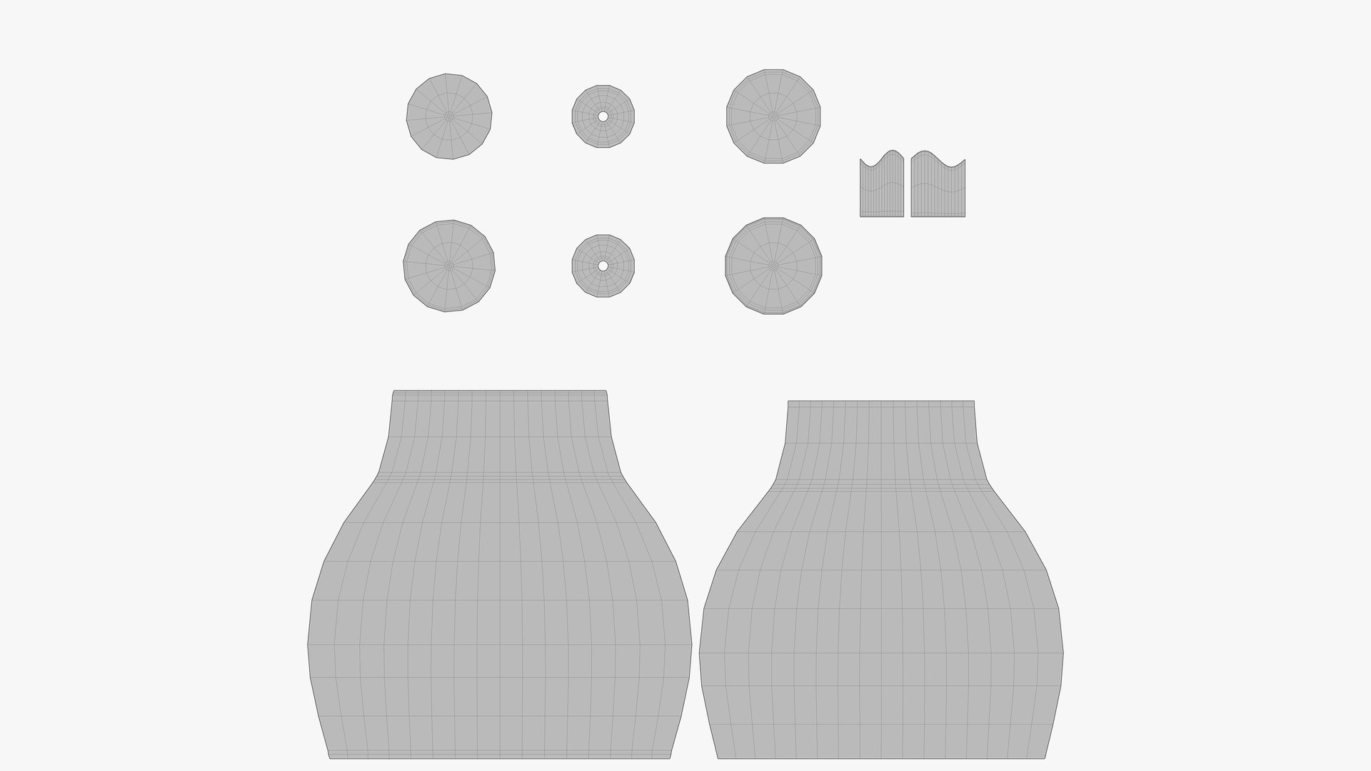 3D Oil And Vinegar Set Model - TurboSquid 2420329