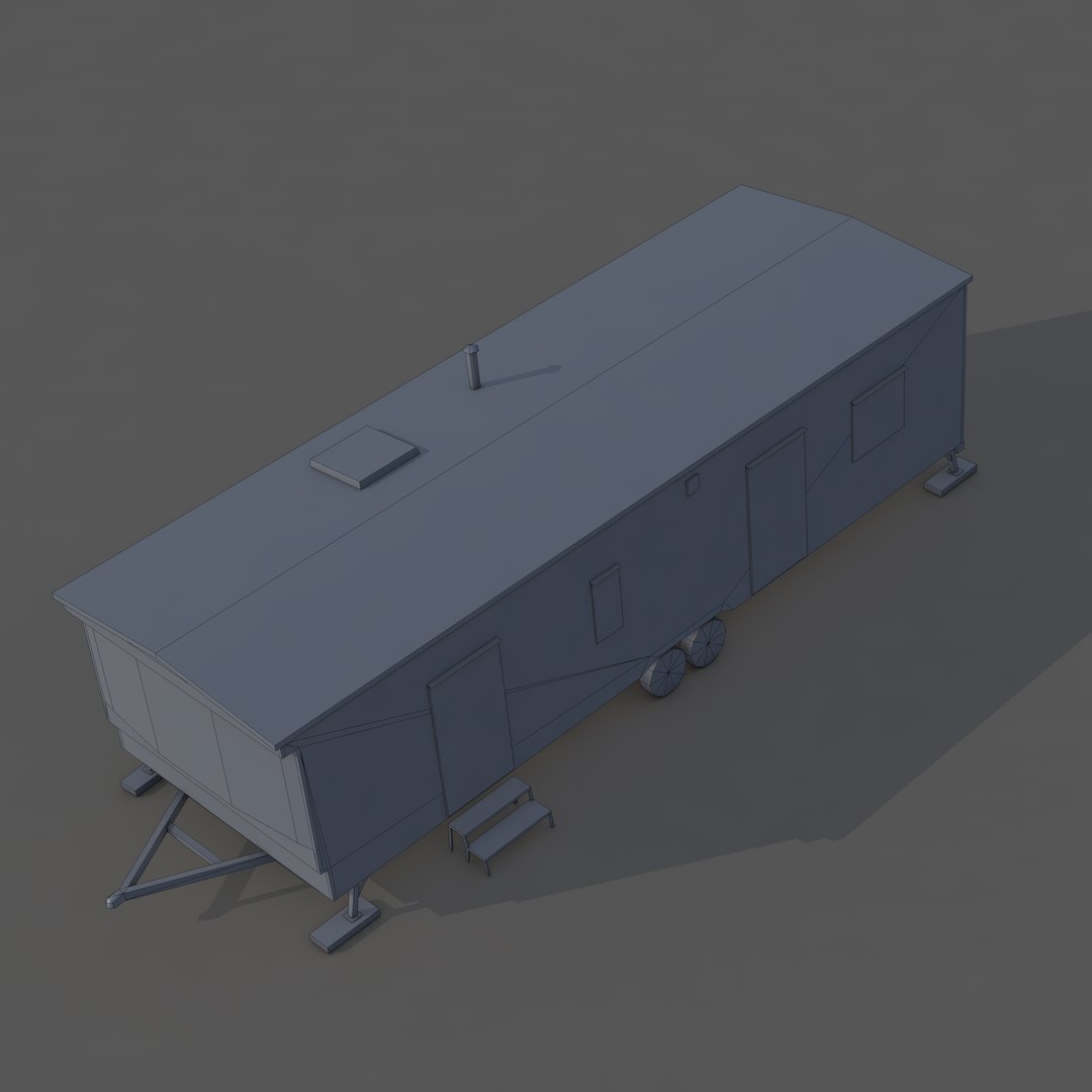 3D Trailer House Model - TurboSquid 1386729