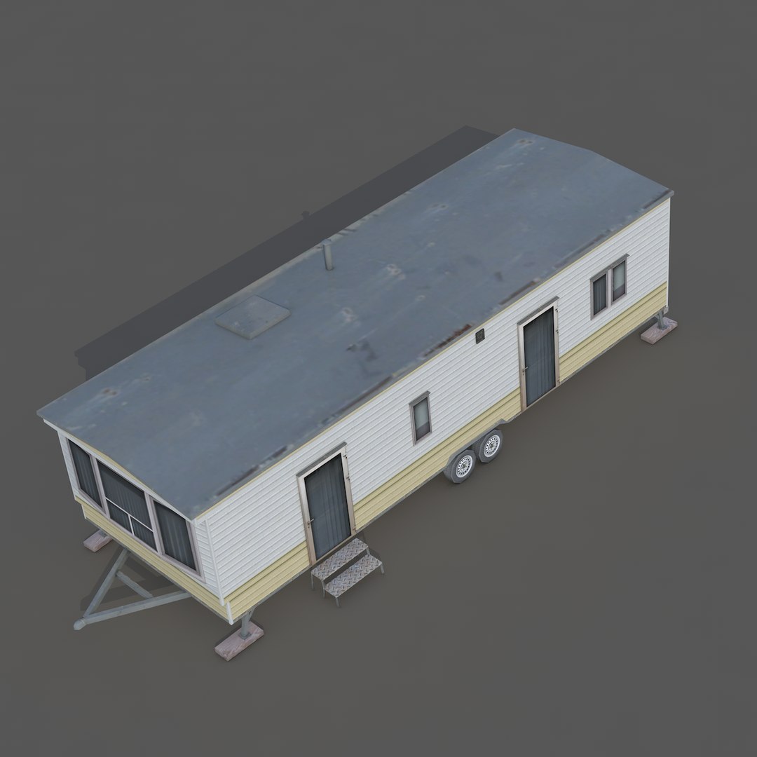 3D Trailer House Model - TurboSquid 1386729