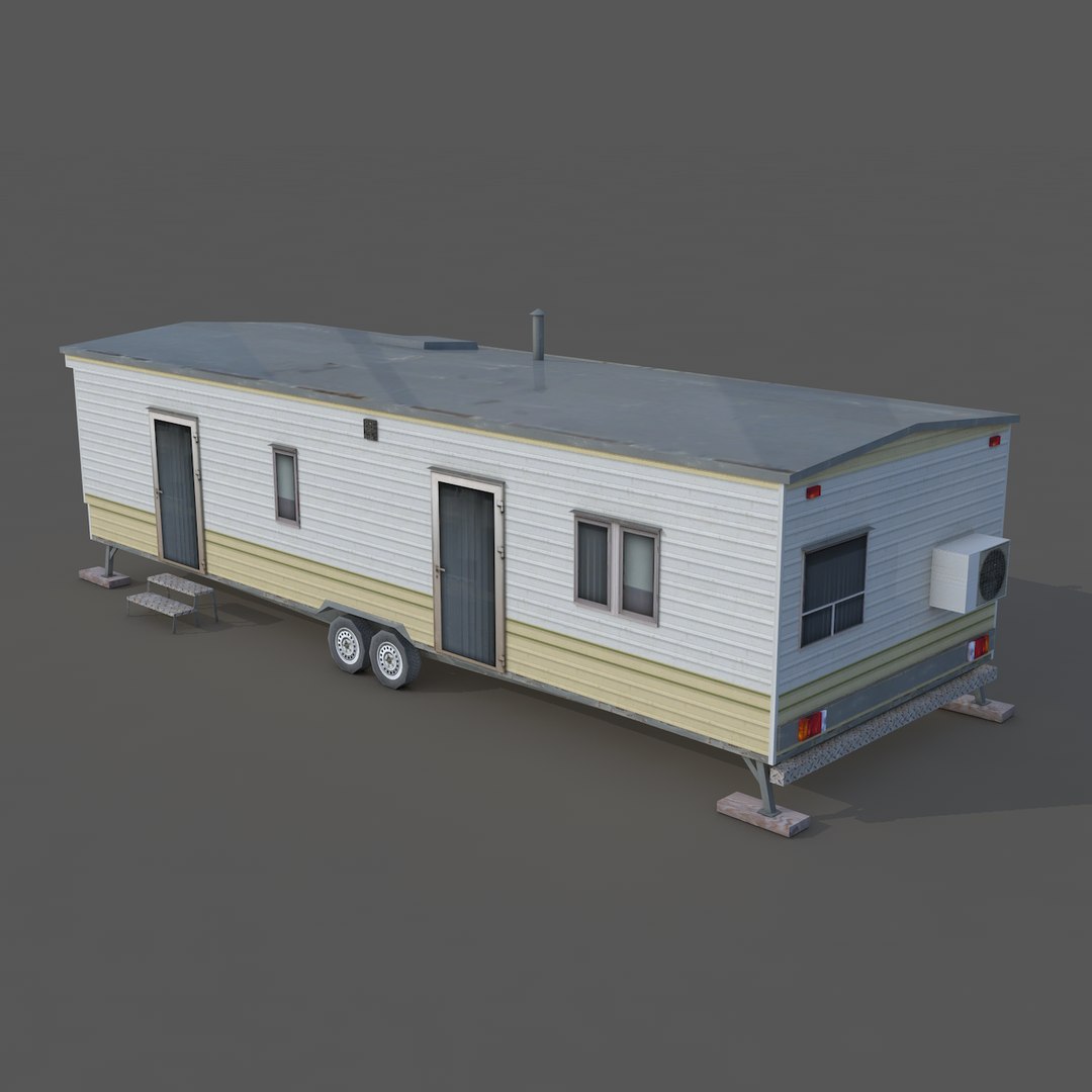 3D Trailer House Model - TurboSquid 1386729