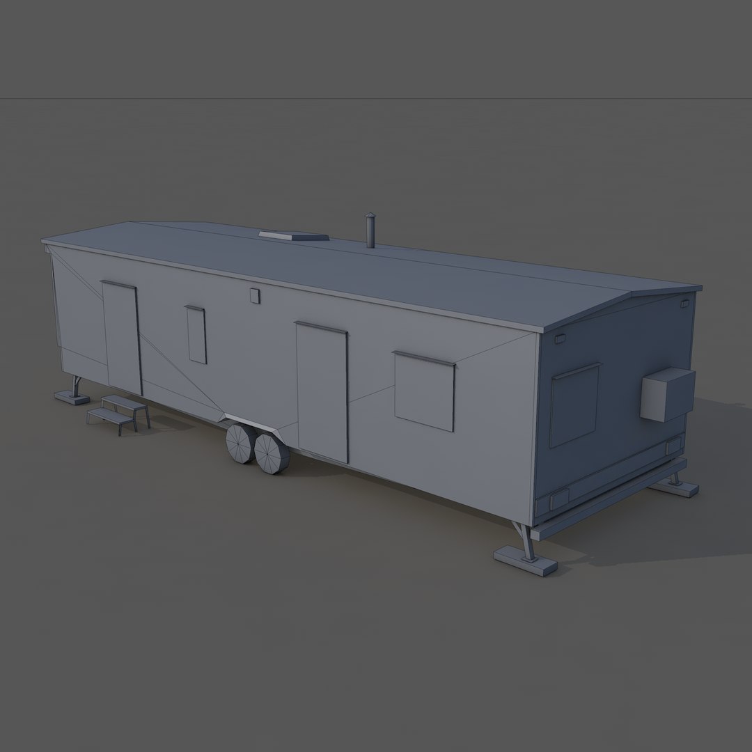 3D Trailer House Model - TurboSquid 1386729