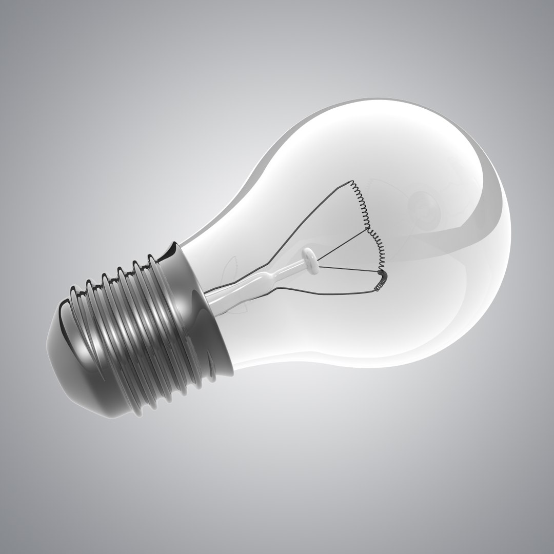 3d Light Bulb Model