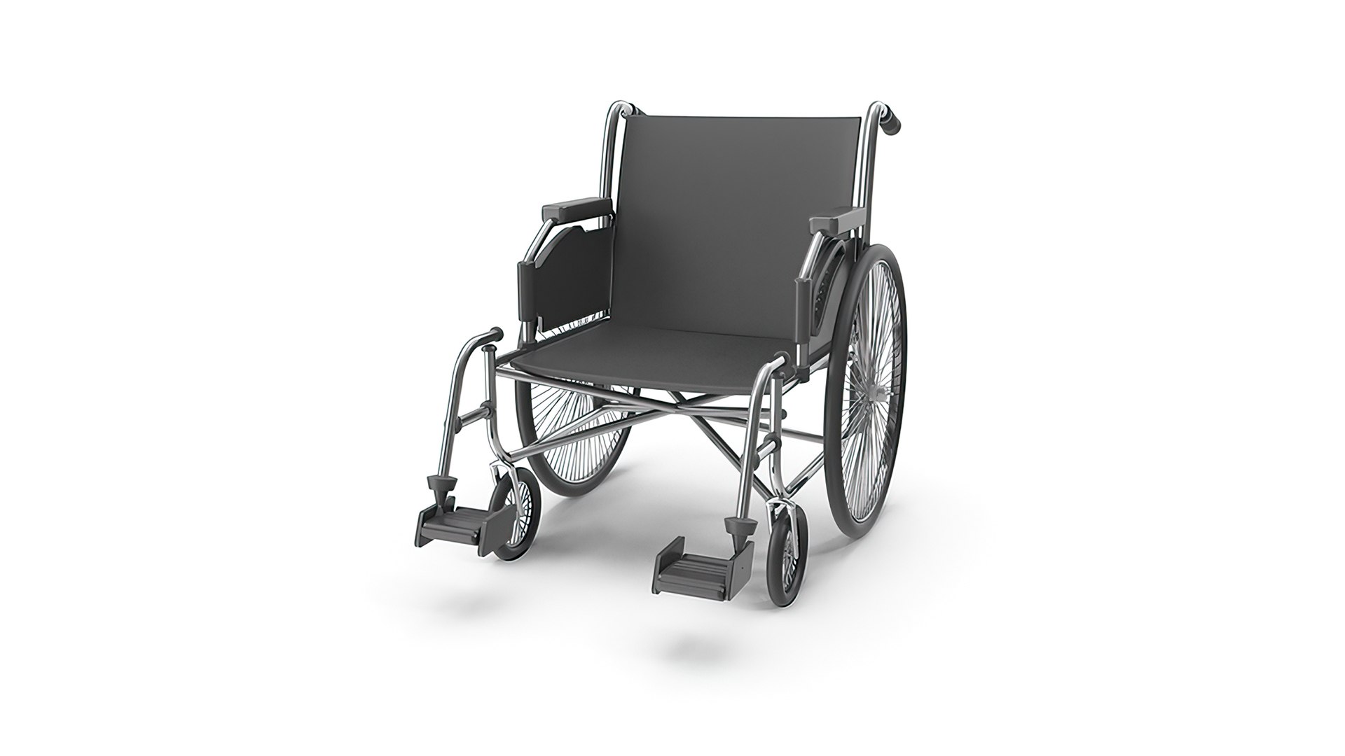 3D Wheelchair Model - TurboSquid 2256498