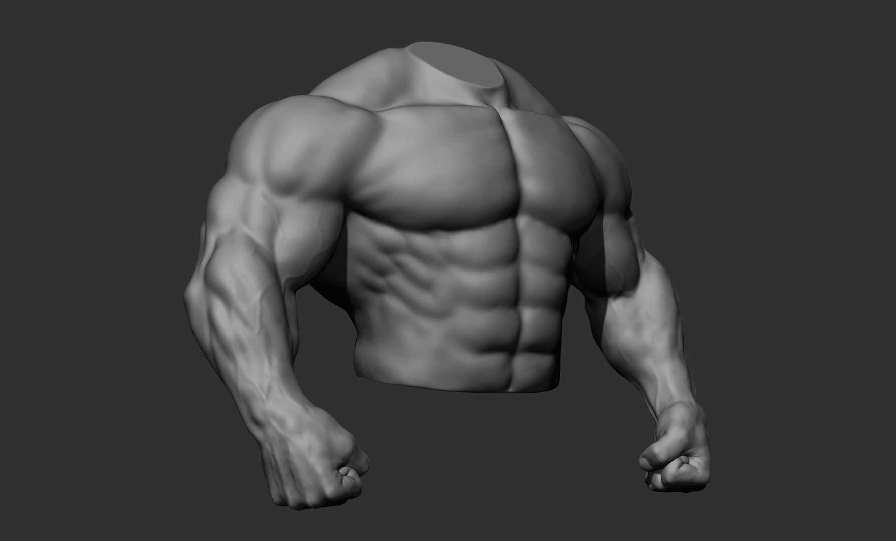 3D 4 Male Torsos Model - TurboSquid 1983744