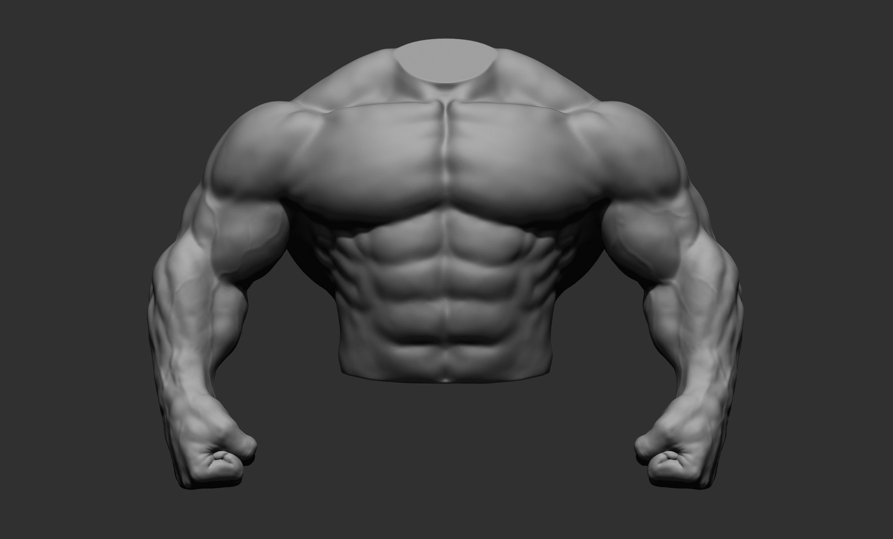 3D 4 Male Torsos Model - TurboSquid 1983744