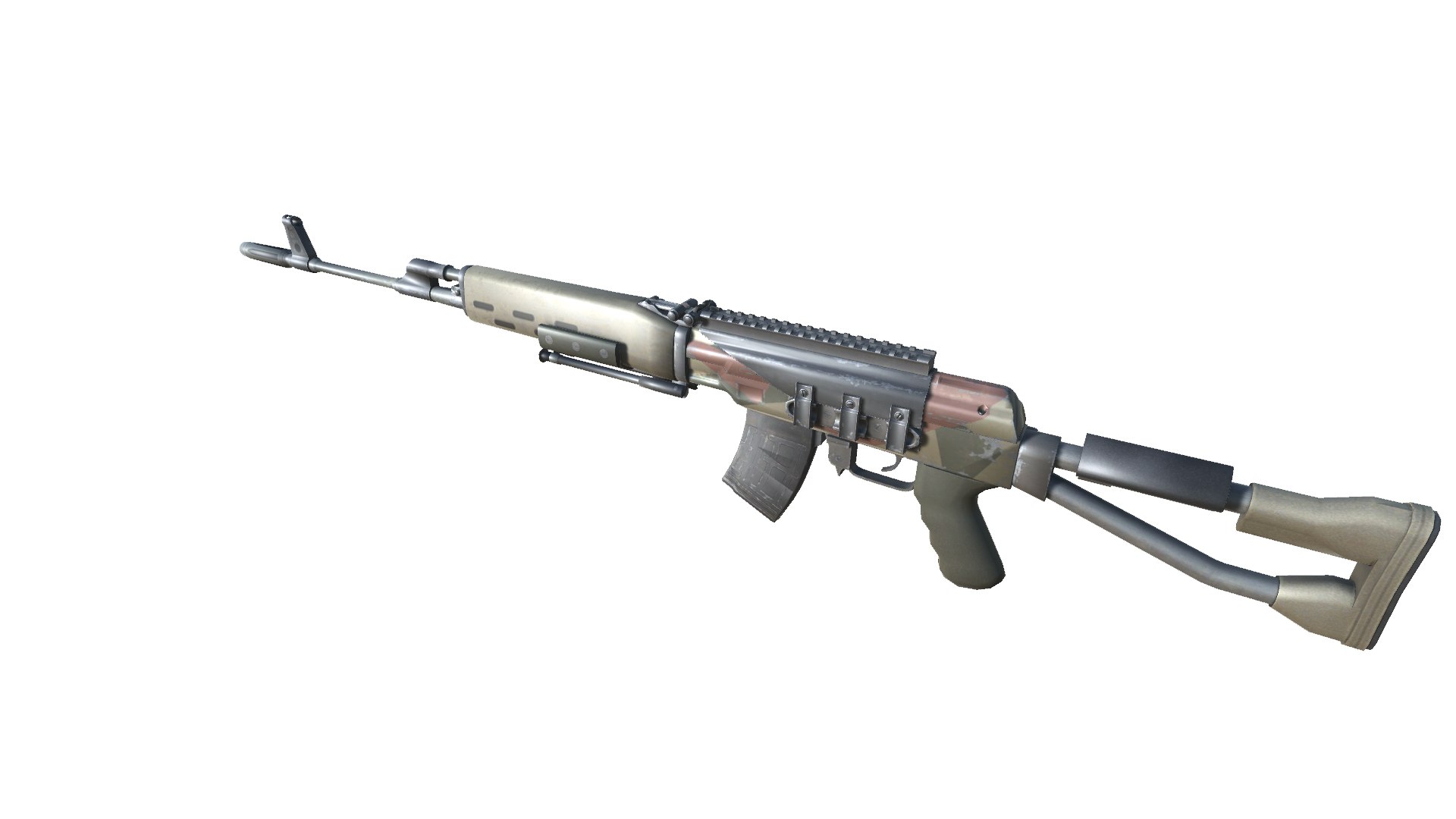 48-Dra Gun Ov-gun Model 3d Game Ready Model Low-poly 3D Model 3D ...