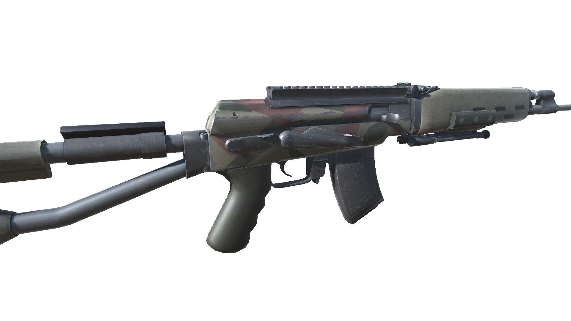 48-Dra Gun Ov-gun Model 3d Game Ready Model Low-poly 3D Model 3D ...