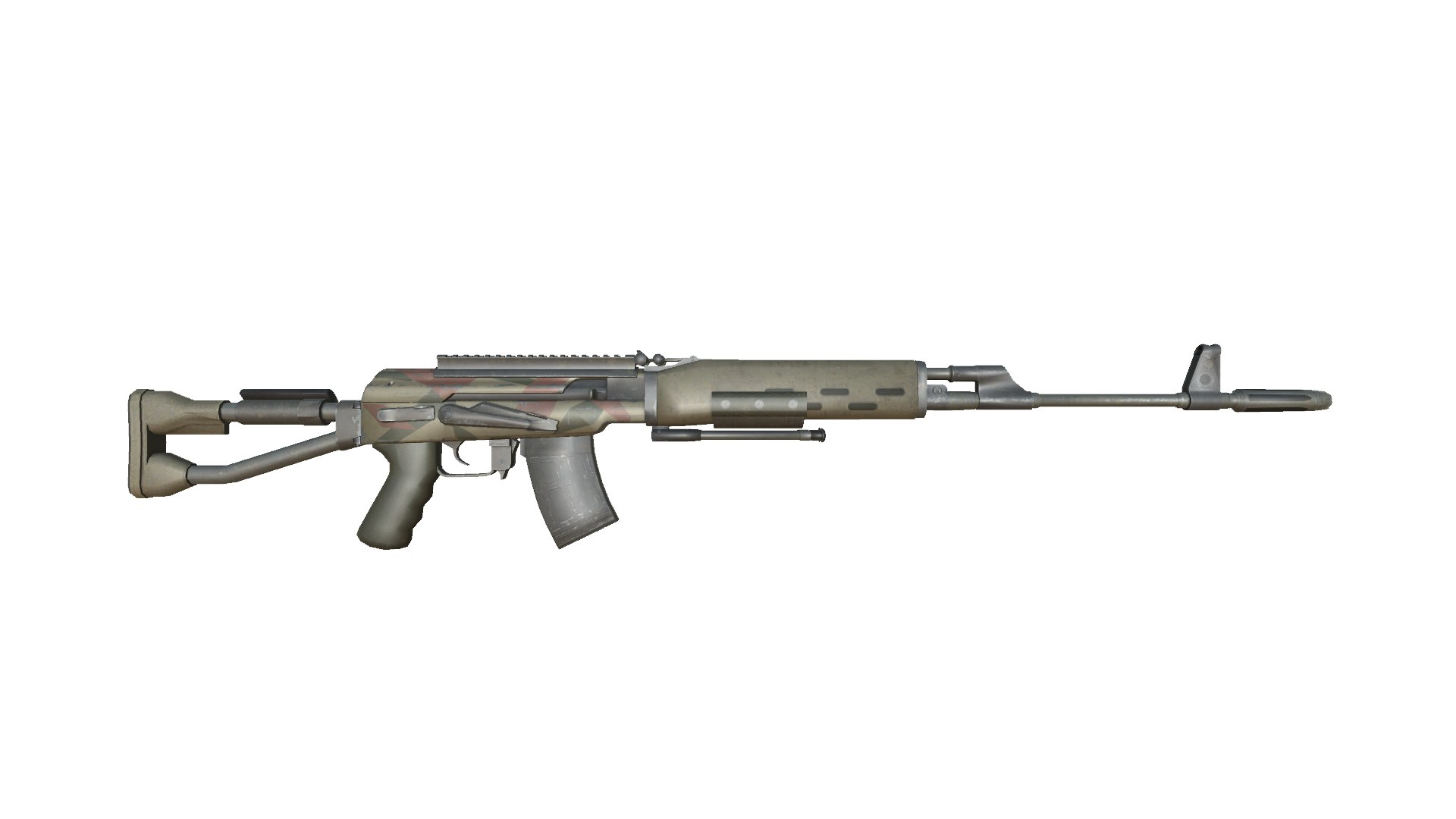 48-Dra Gun Ov-gun Model 3d Game Ready Model Low-poly 3D Model 3D ...