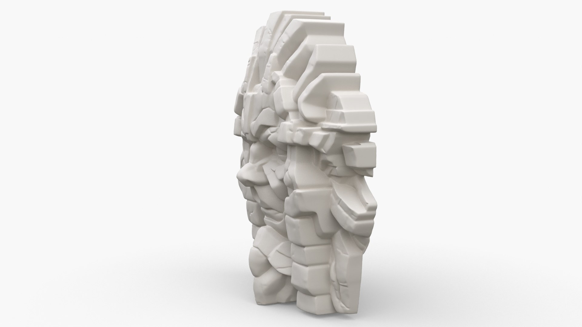 3D Model Stone Sentinel Bust 10 - TurboSquid 2187757