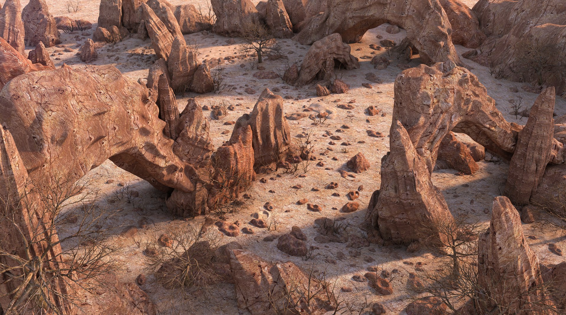 Desert rock 3D model - TurboSquid 1413352