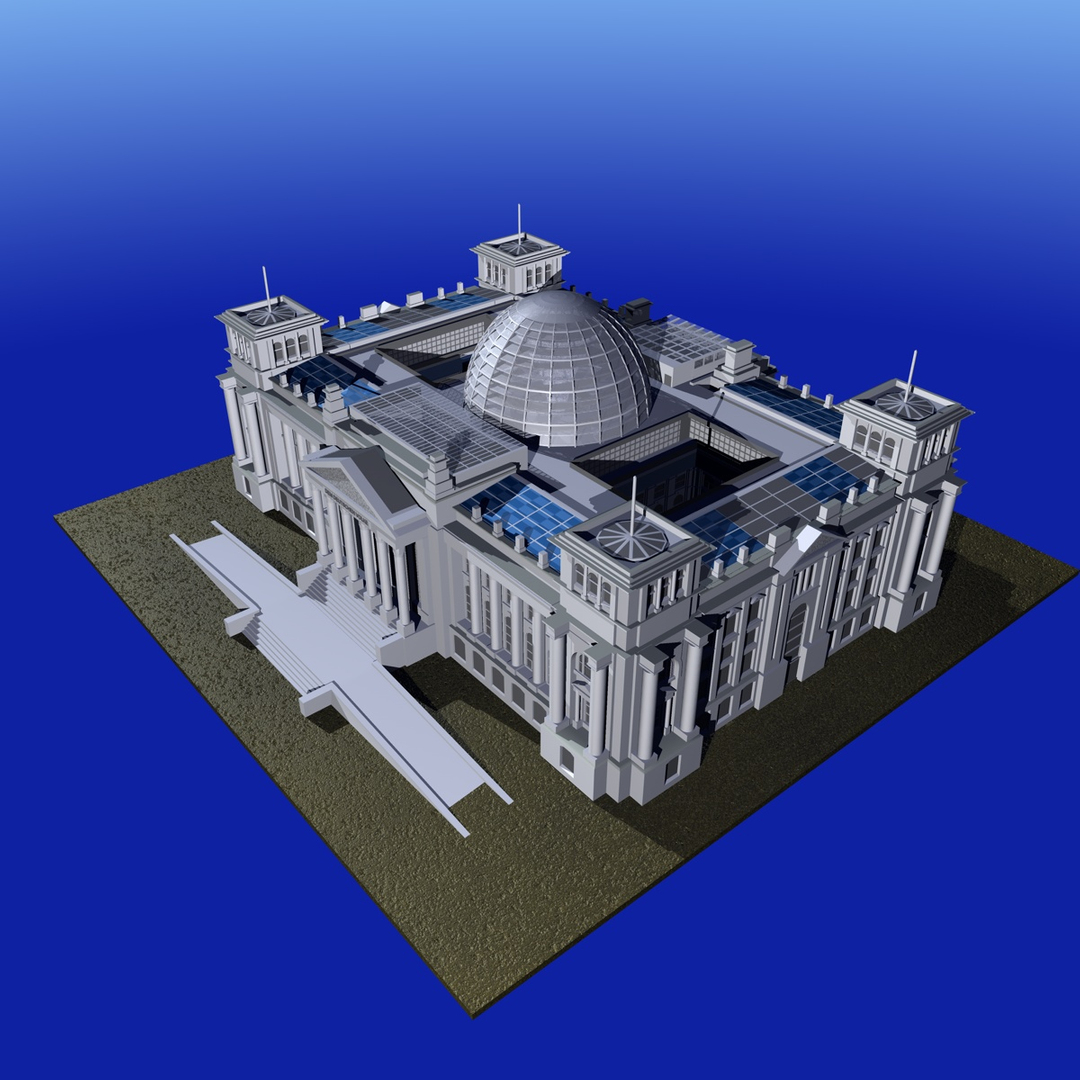 3d model parliament reichstag