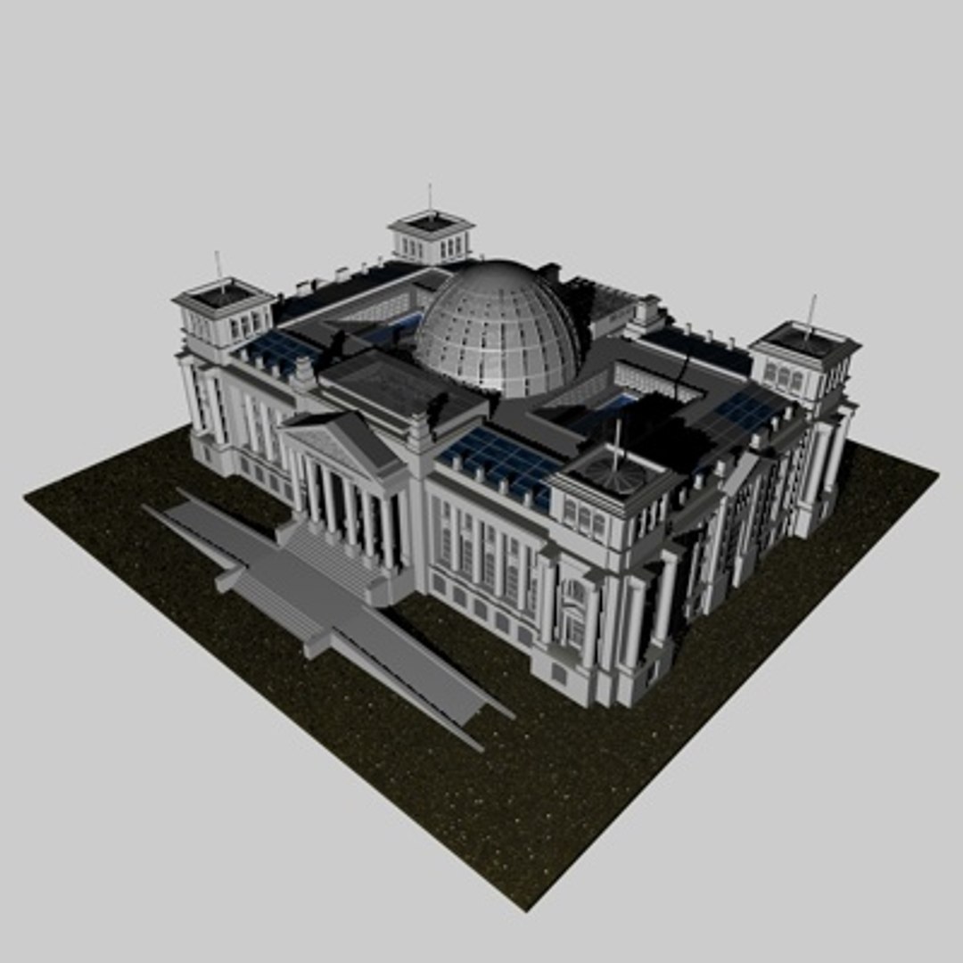 3d Model Parliament Reichstag