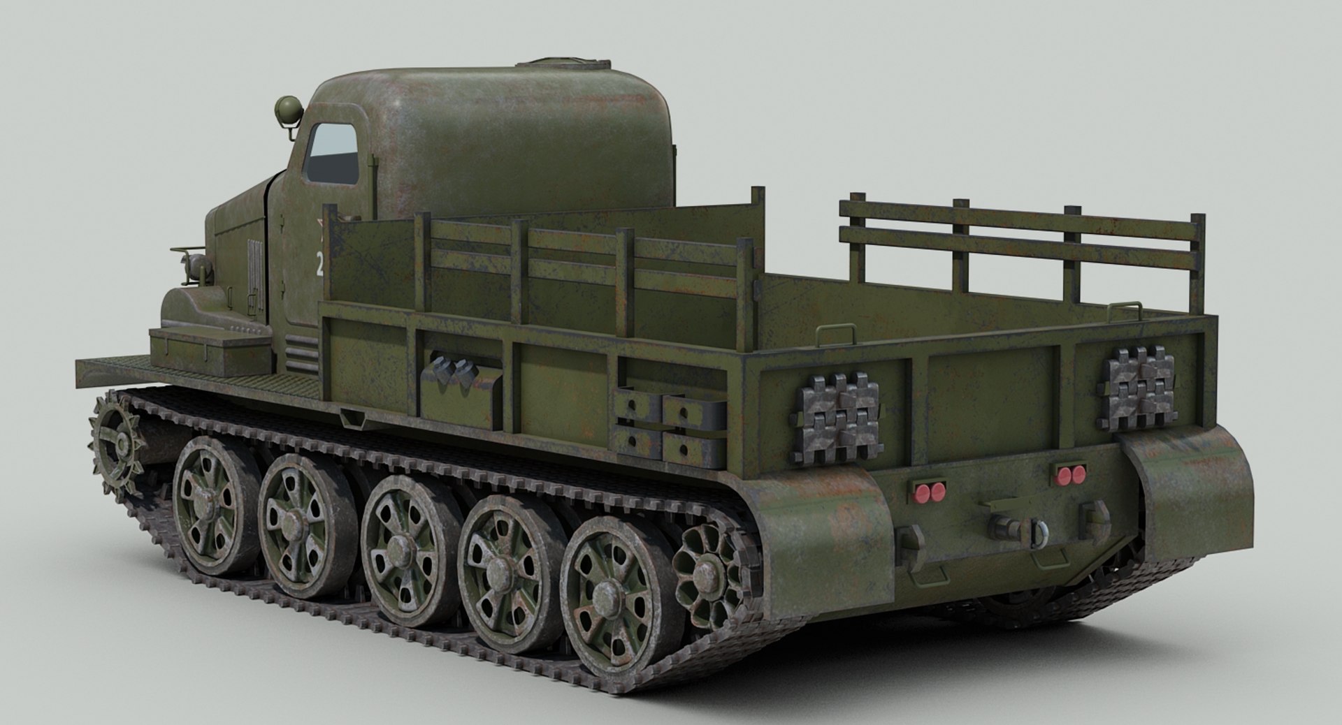 3D Model Ww2 At-t Soviet Russian Artillery - TurboSquid 1339942