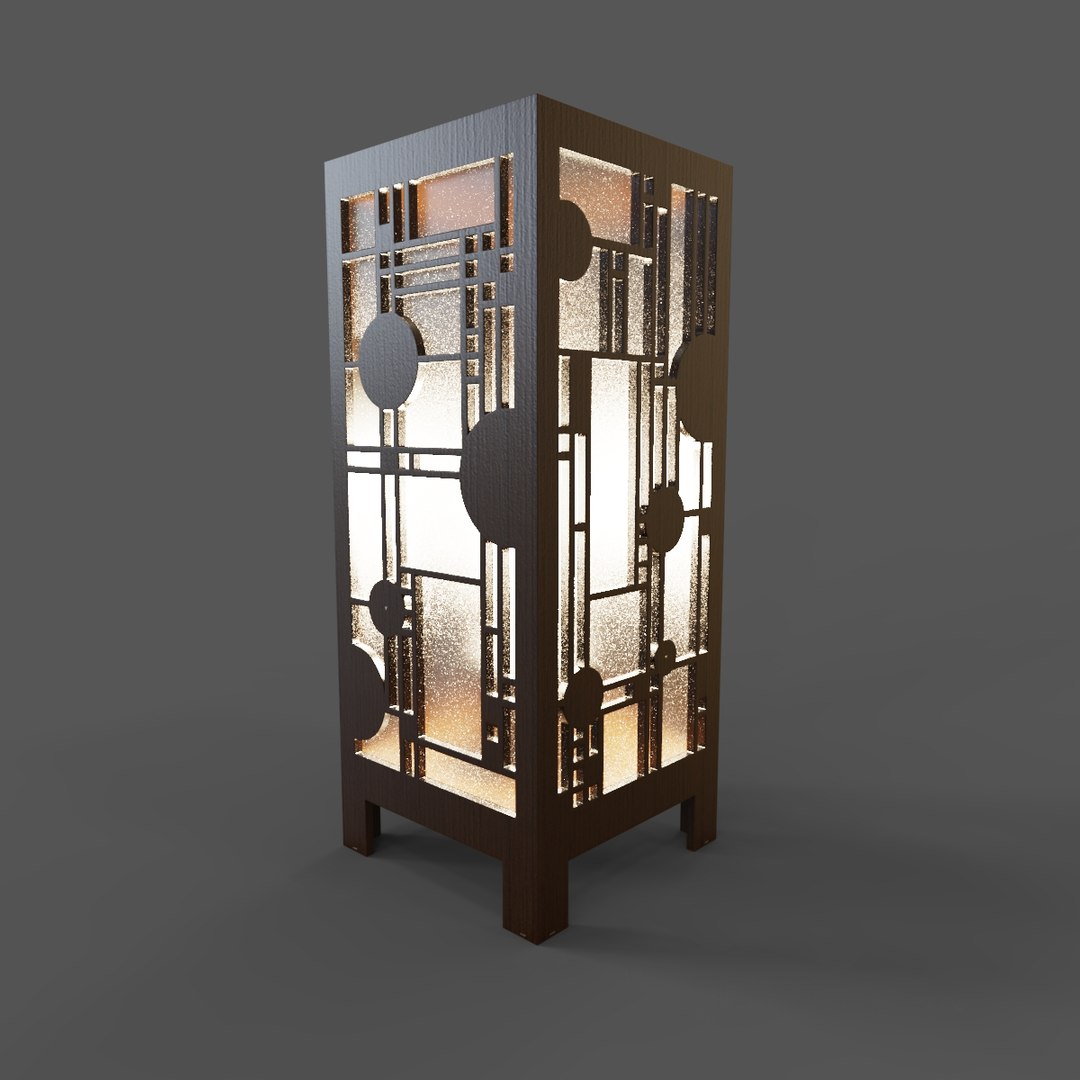 Lamp Abstract light box DIY 3D model - TurboSquid 1721761