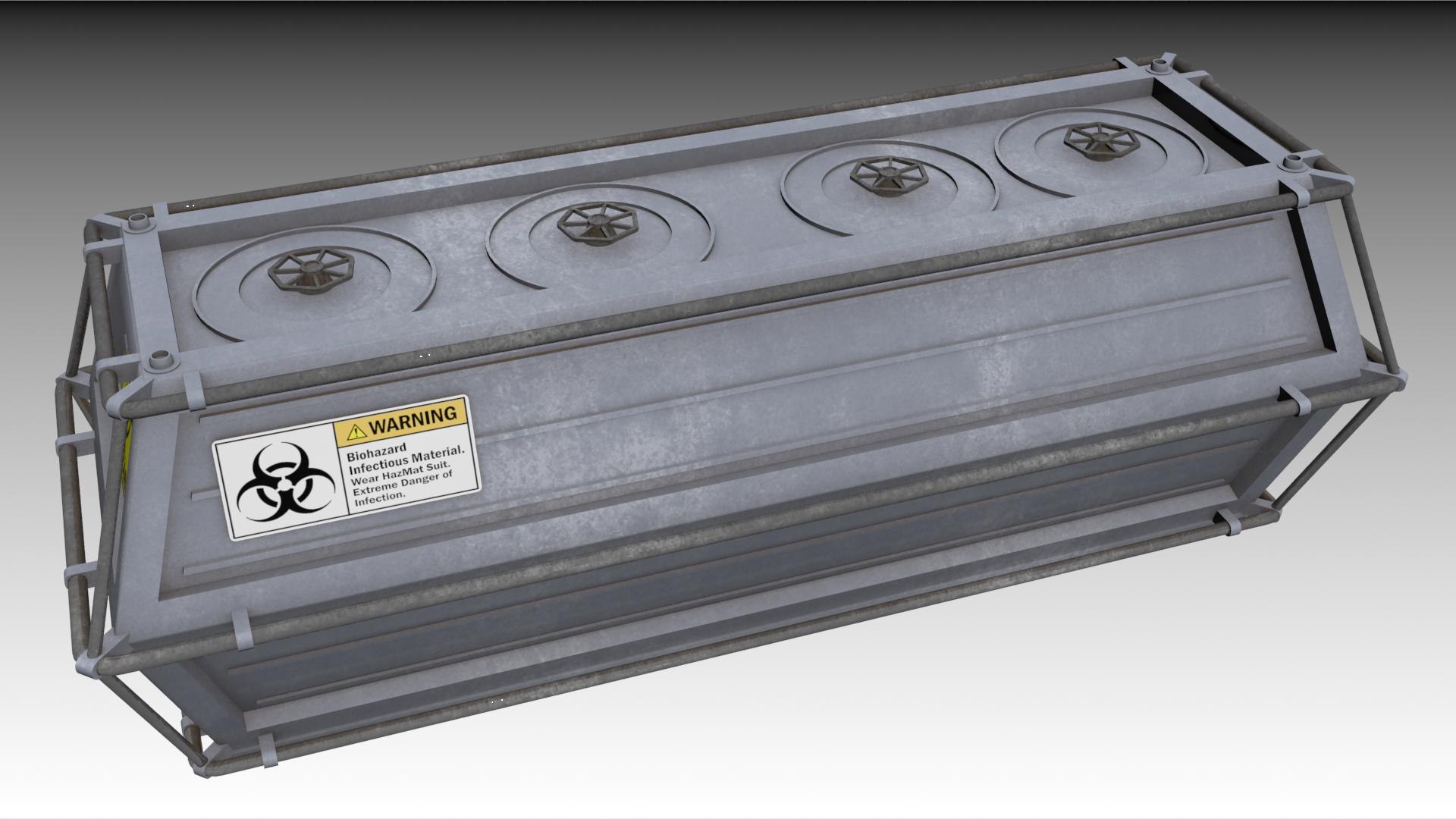 Bio Container 3D - TurboSquid 1218246