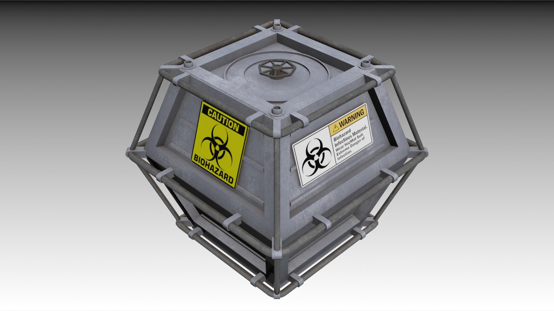 Bio Container 3D - TurboSquid 1218246