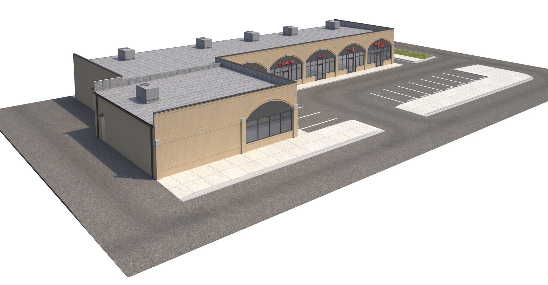 Store Mall Retailer 3D Model - TurboSquid 1656429