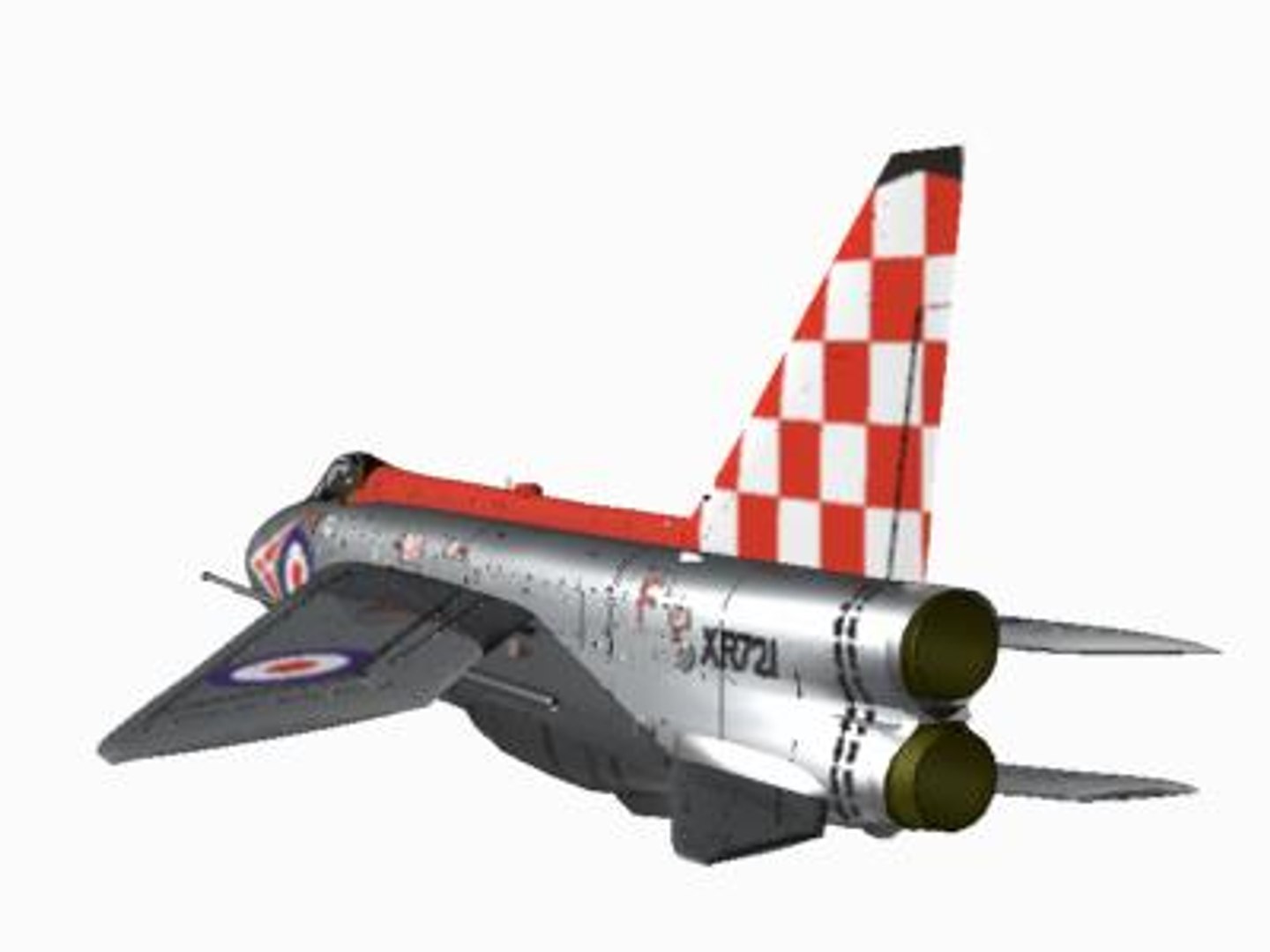 English Electric Lightning 3d Model