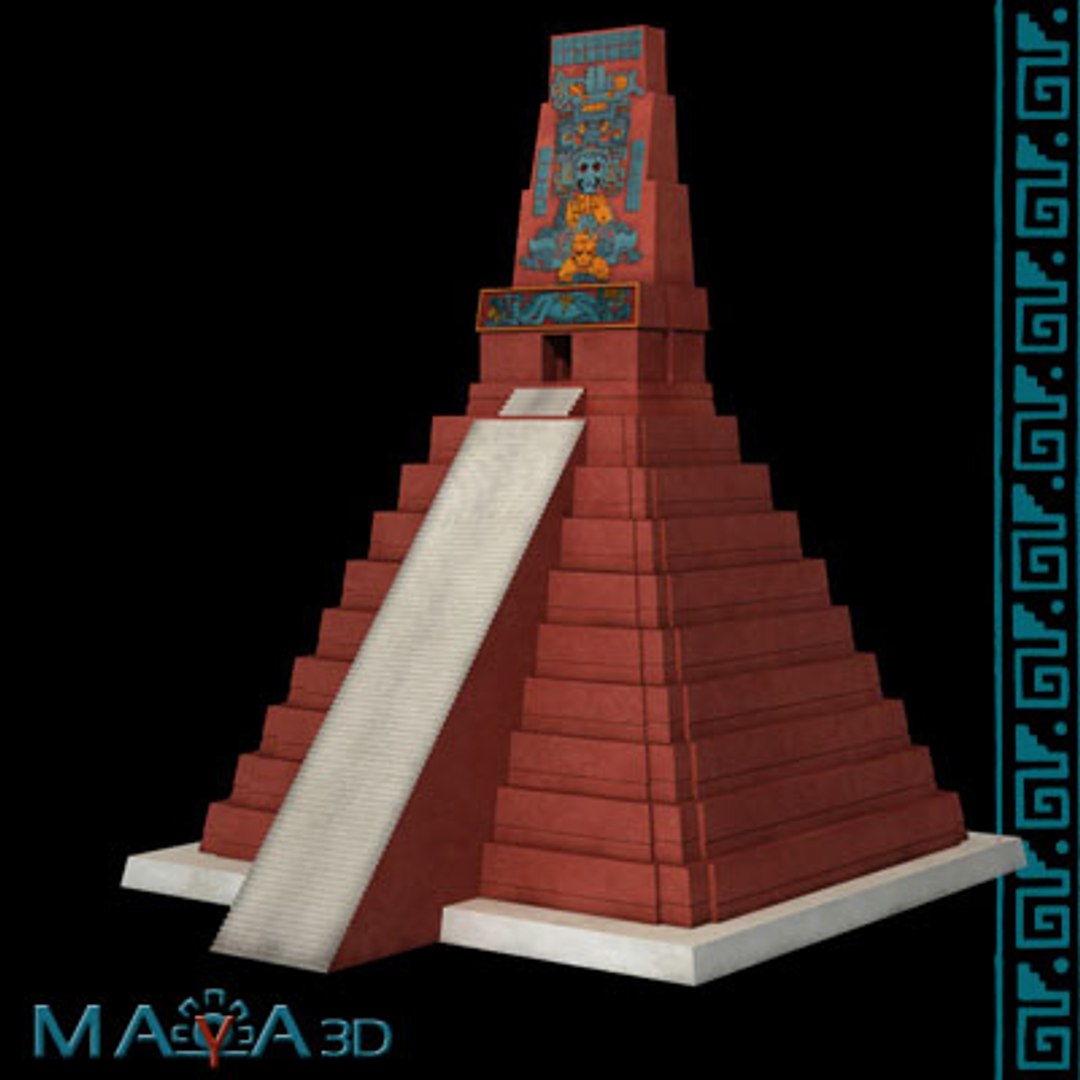 3d Model Temple Iii Tikal