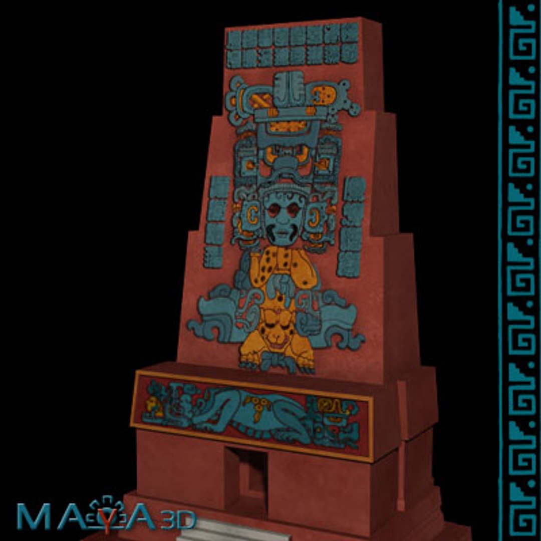 3d Model Temple Iii Tikal