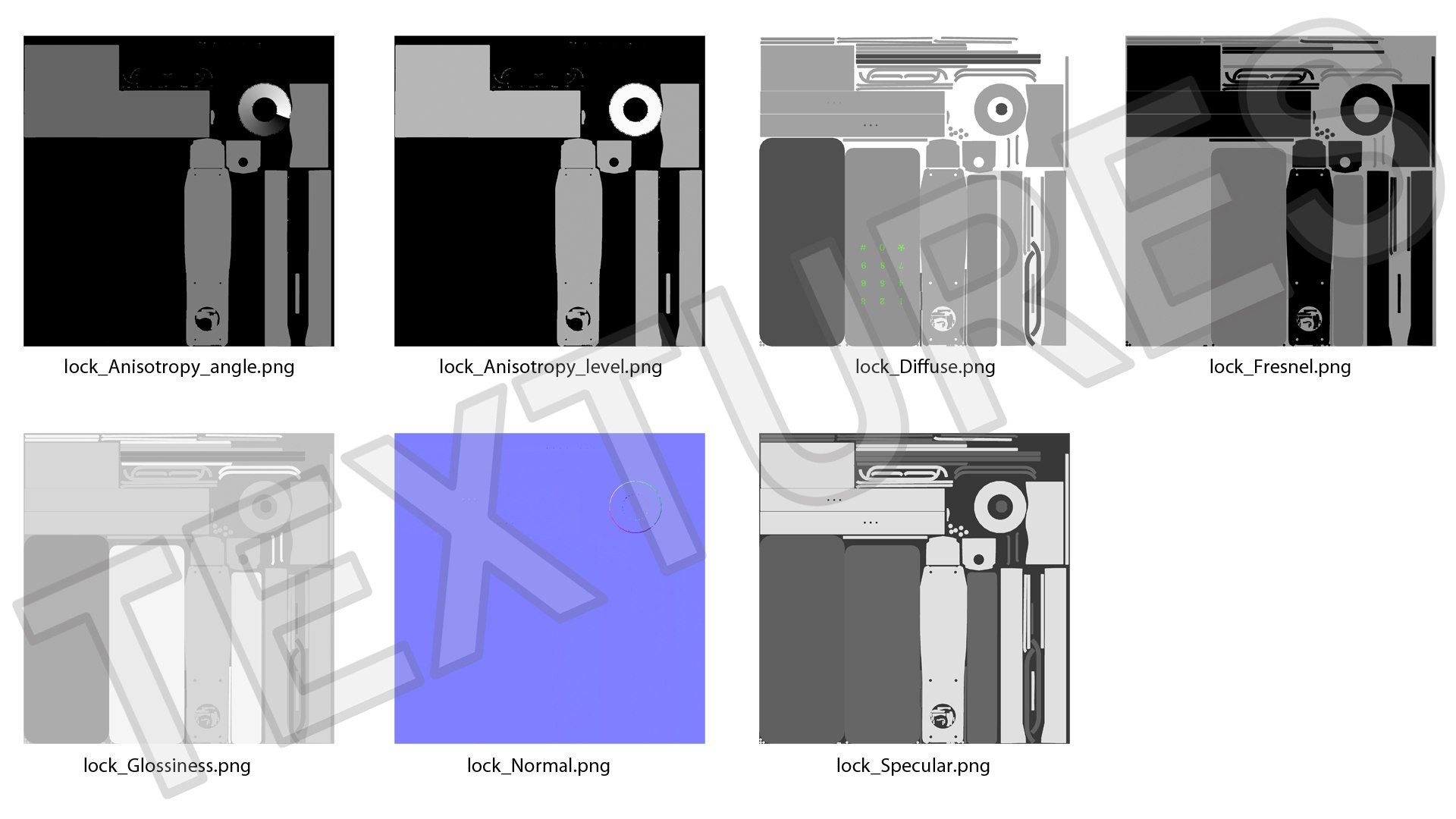 3D Smart Handle Lock - TurboSquid 1922255