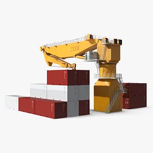 3D Container Crane Models - Browse & Download Formats - TurboSquid