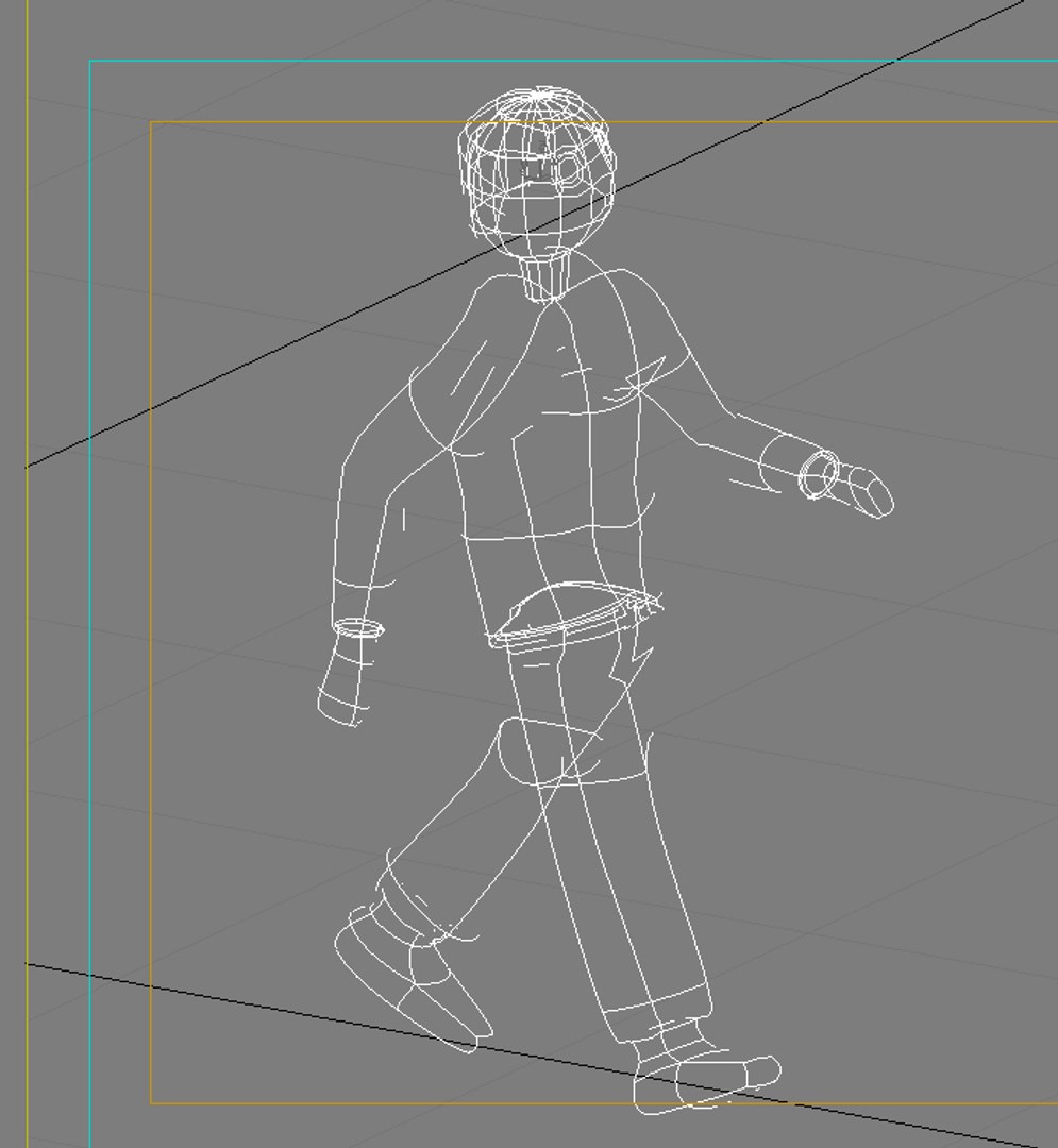 Stick Figure 3d Model