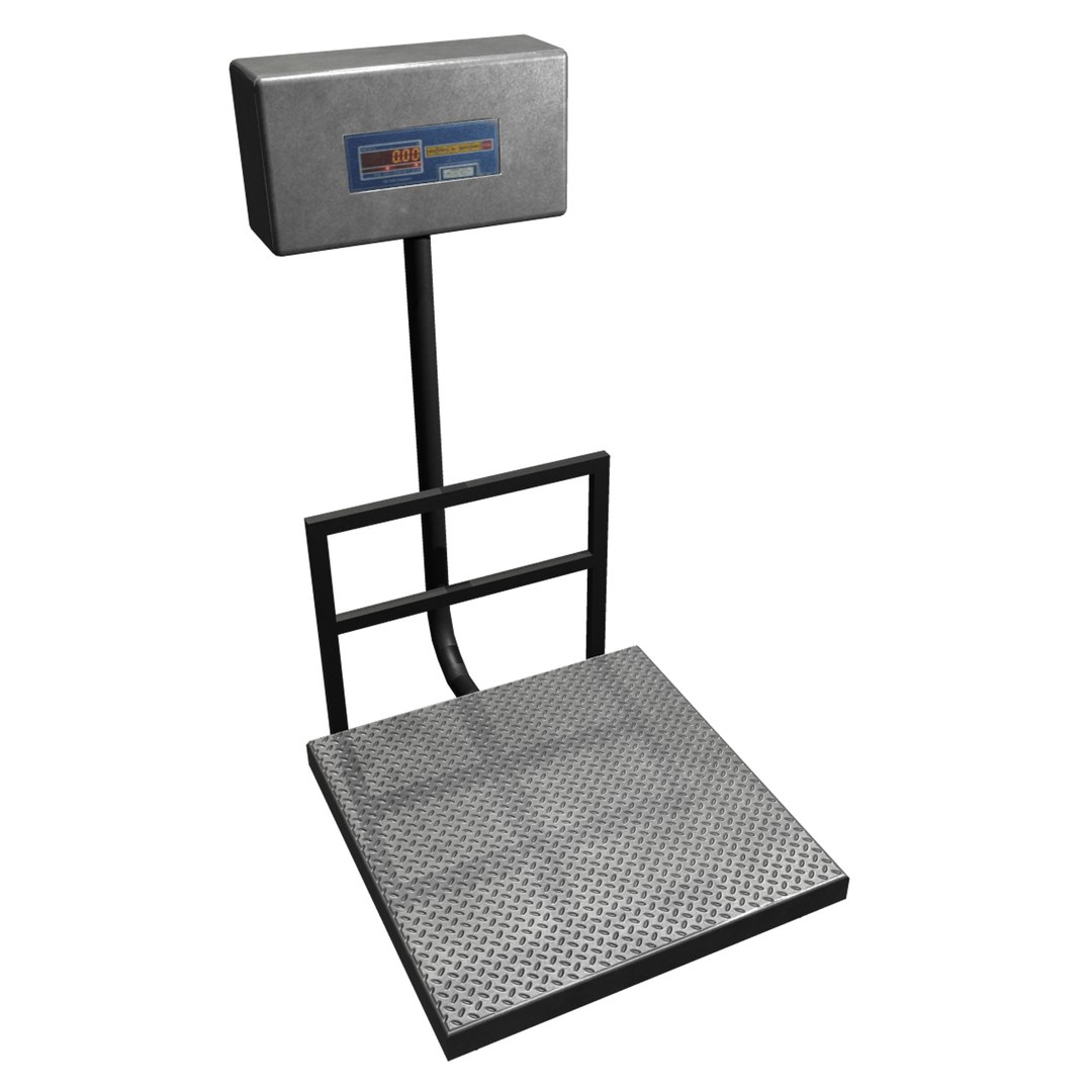 Electronic Weight Machine 3D Model - TurboSquid 2172638