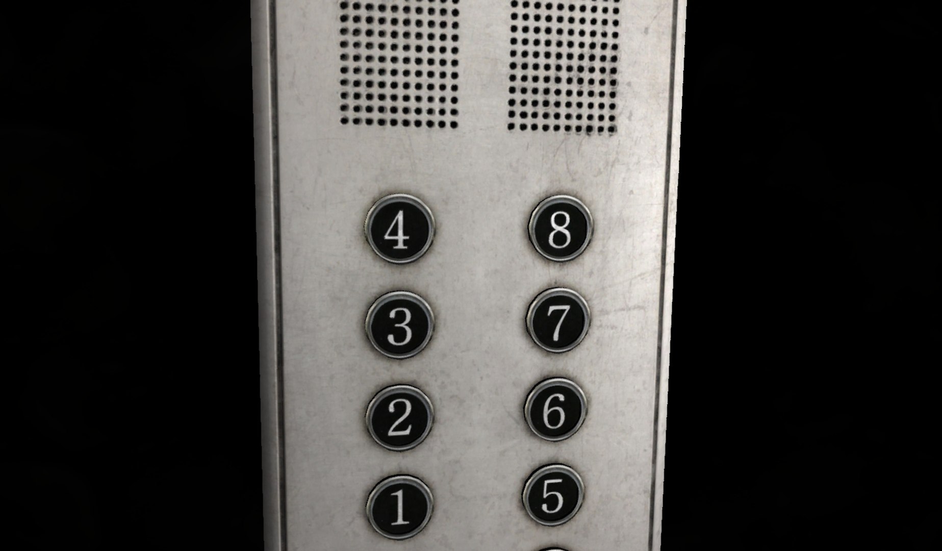 Empire State Building Elevator Buttons