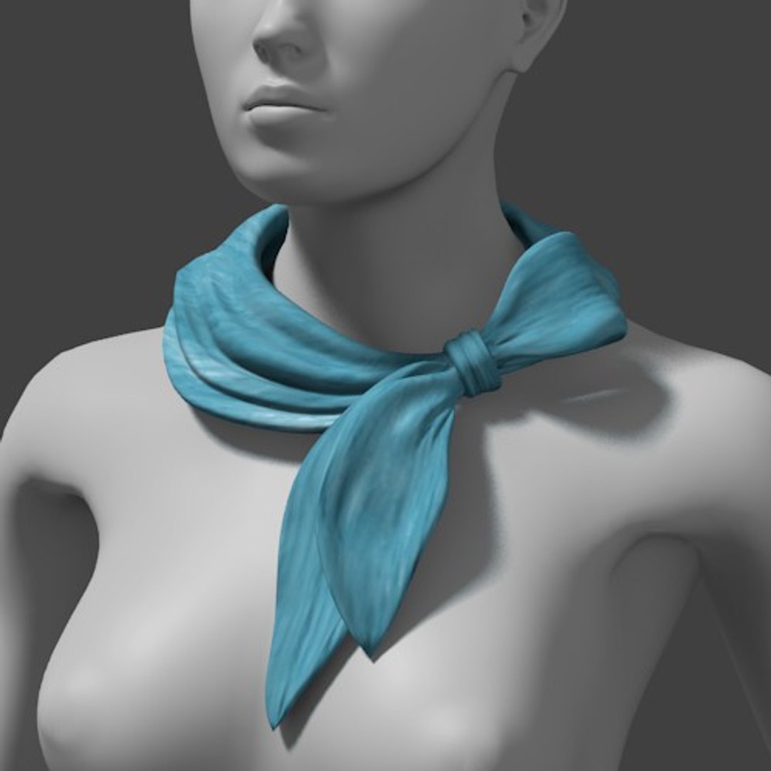 scarf fashion 3d model