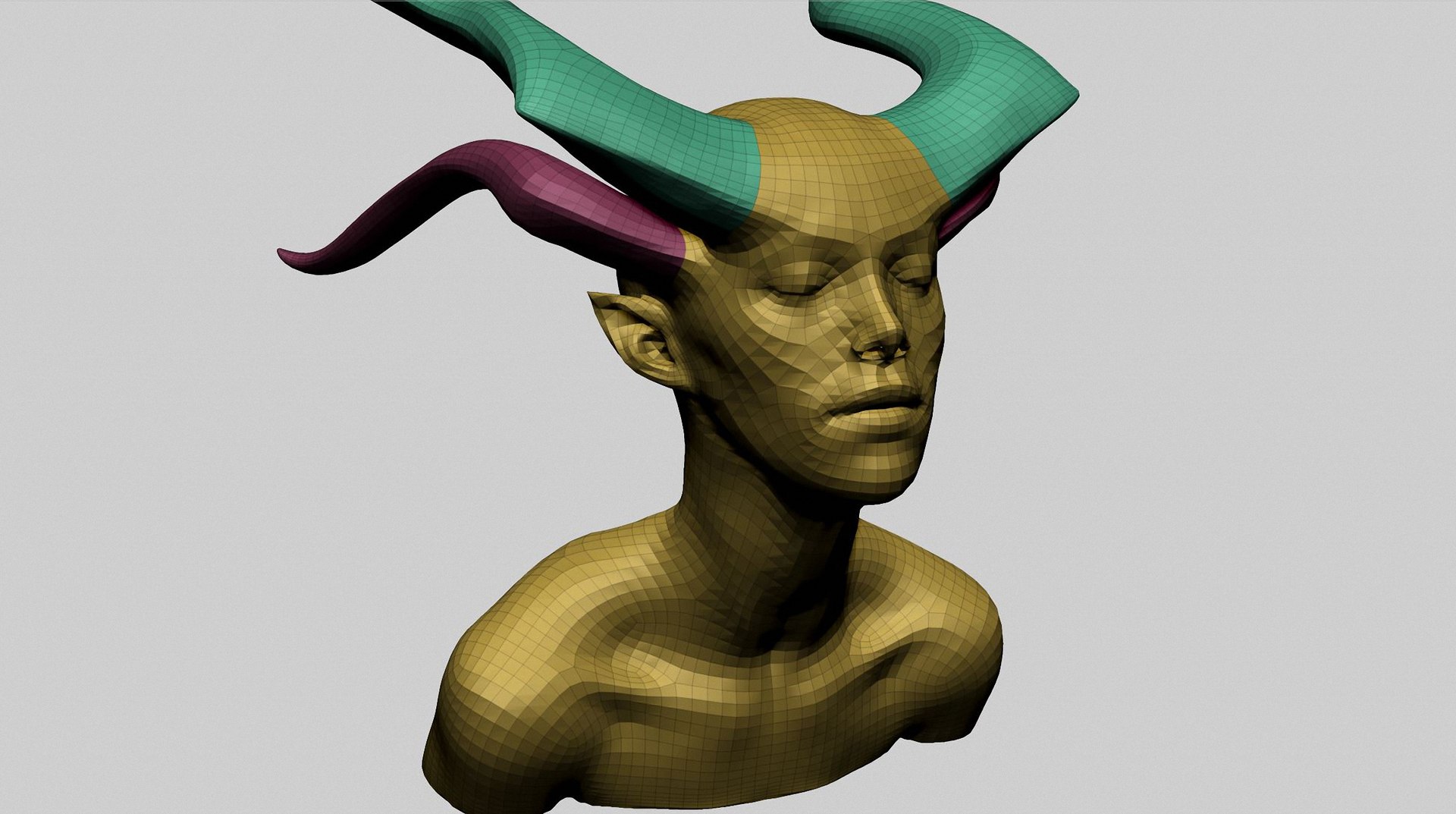 3D Fantasy Female Head R Model - TurboSquid 2199437