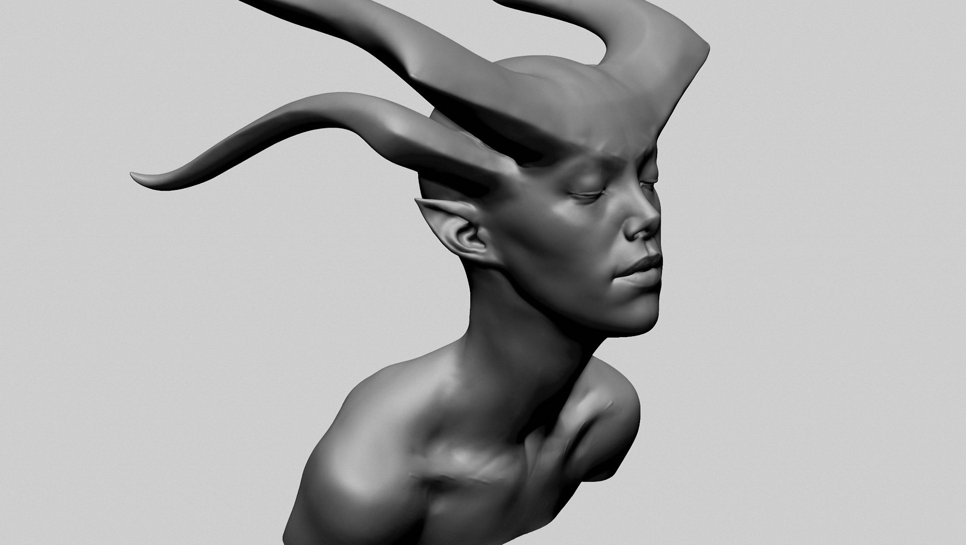 3D Fantasy Female Head R Model - TurboSquid 2199437