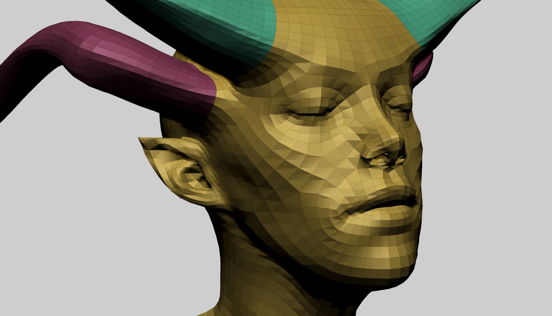 3D Fantasy Female Head R Model - TurboSquid 2199437
