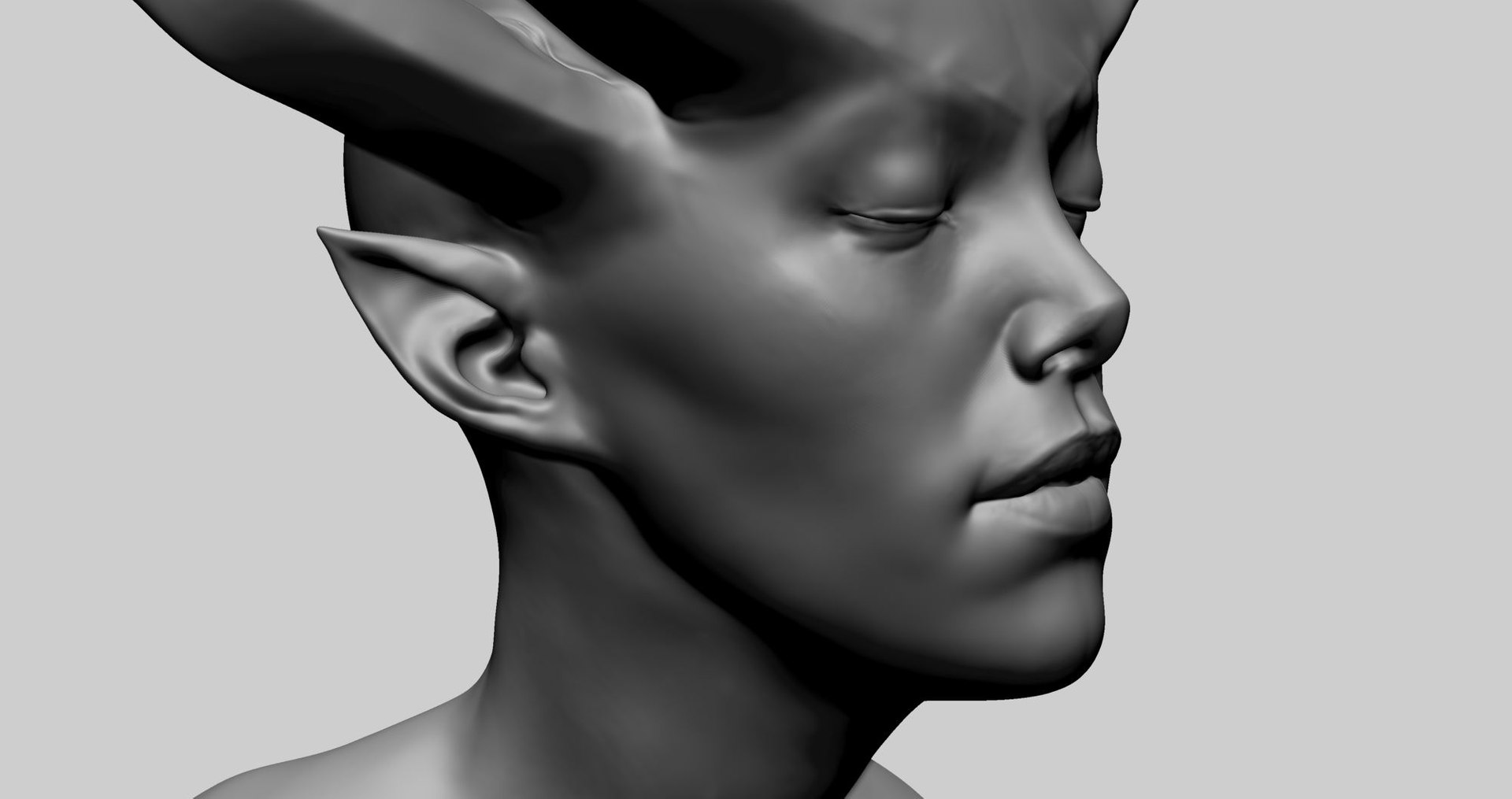 3D Fantasy Female Head R Model - TurboSquid 2199437